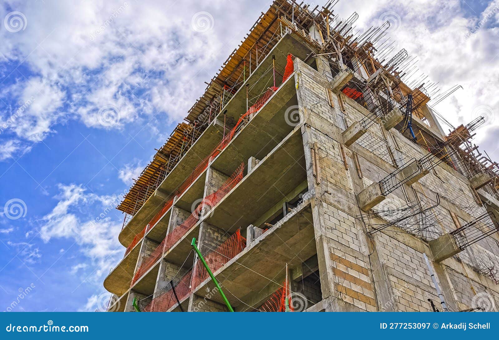 Build a Hotel Complex Construction Sites Playa Del Carmen Mexico Stock ...