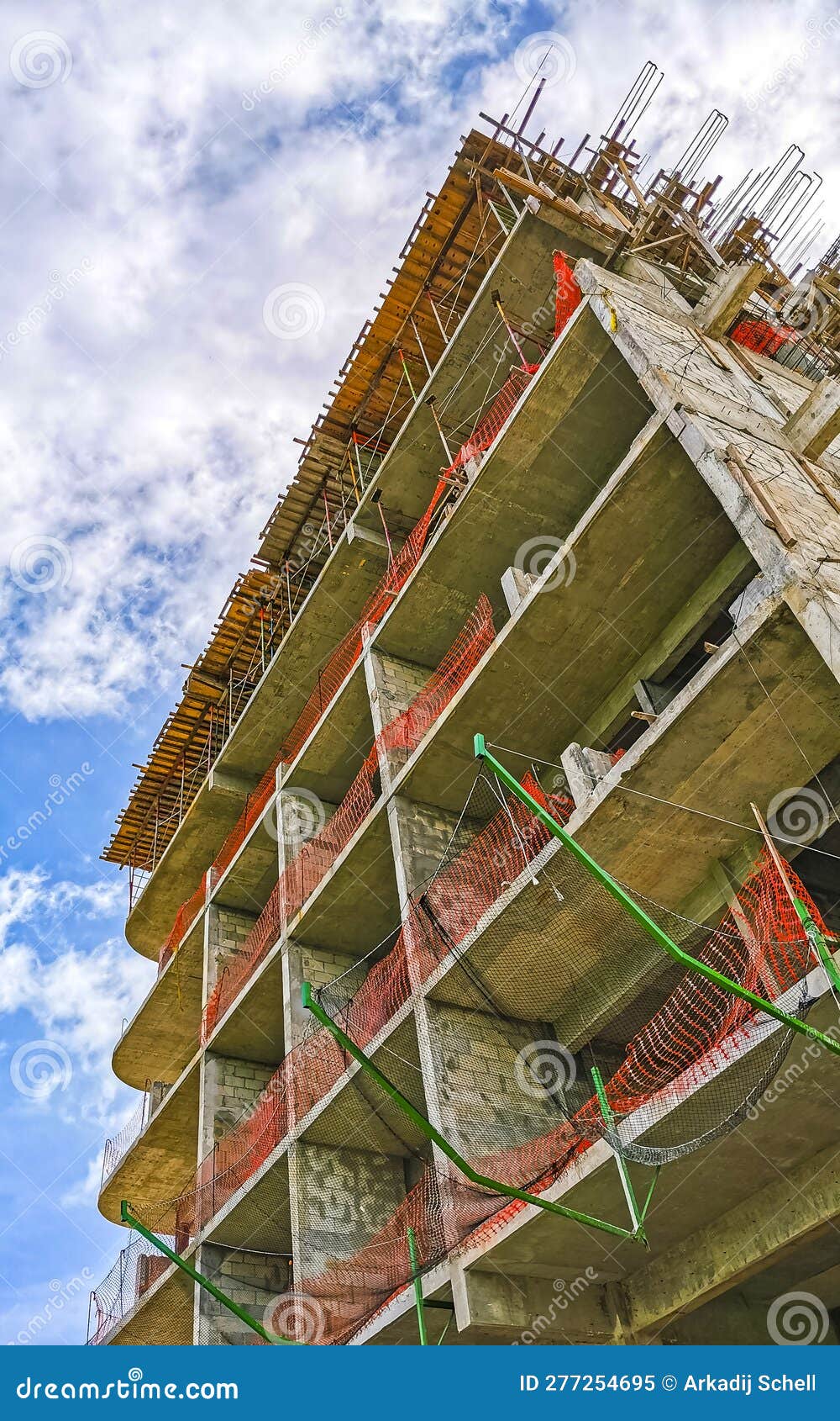 Build a Hotel Complex Construction Sites Playa Del Carmen Mexico Stock ...