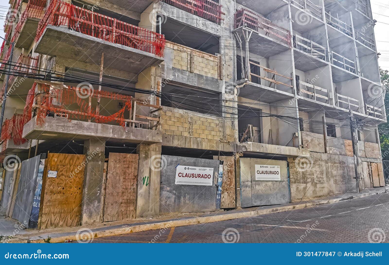 Build a Hotel Complex Construction Sites Playa Del Carmen Mexico ...