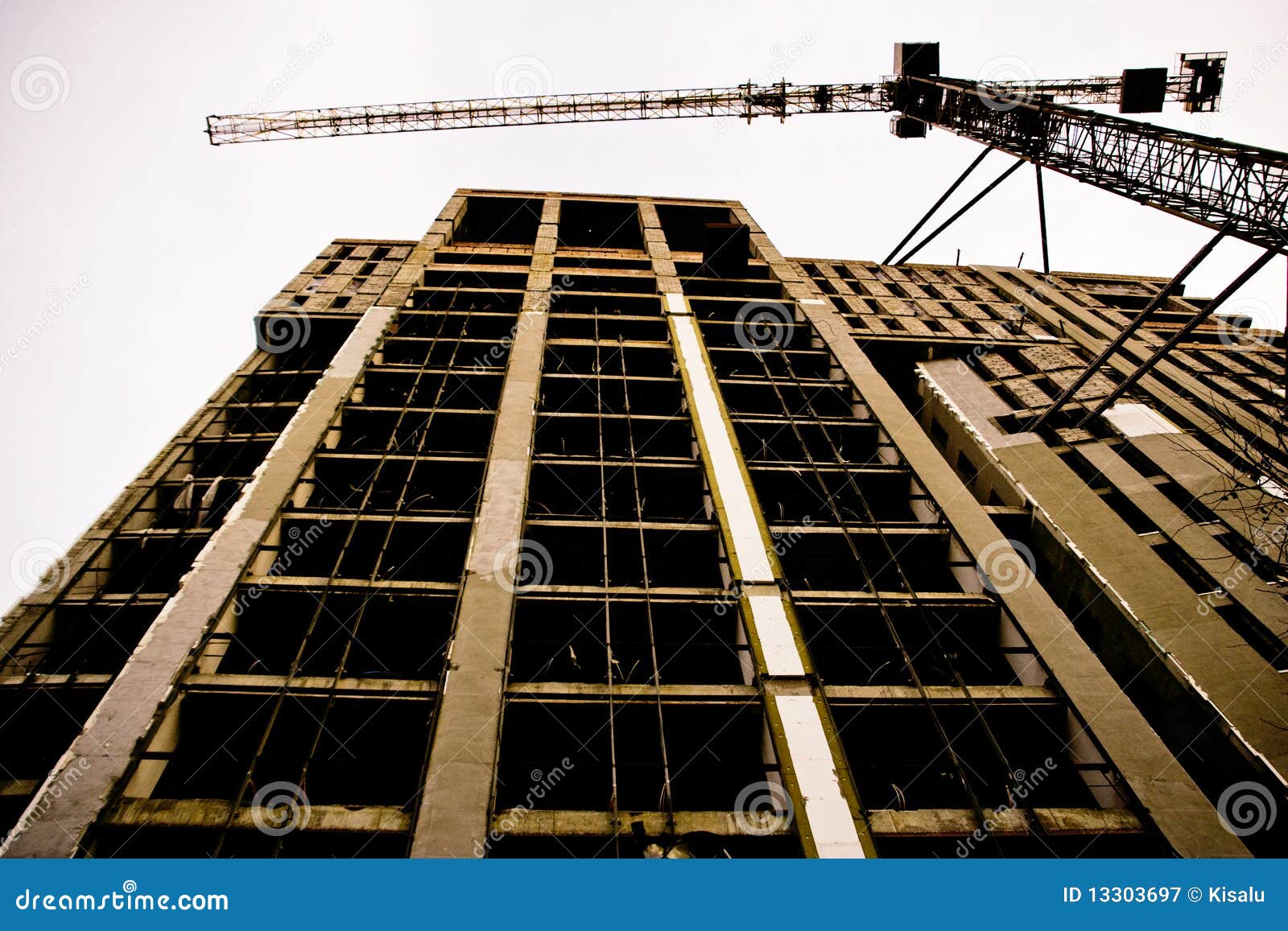 Build a house stock image. Image of hoist, lift, concrete - 13303697
