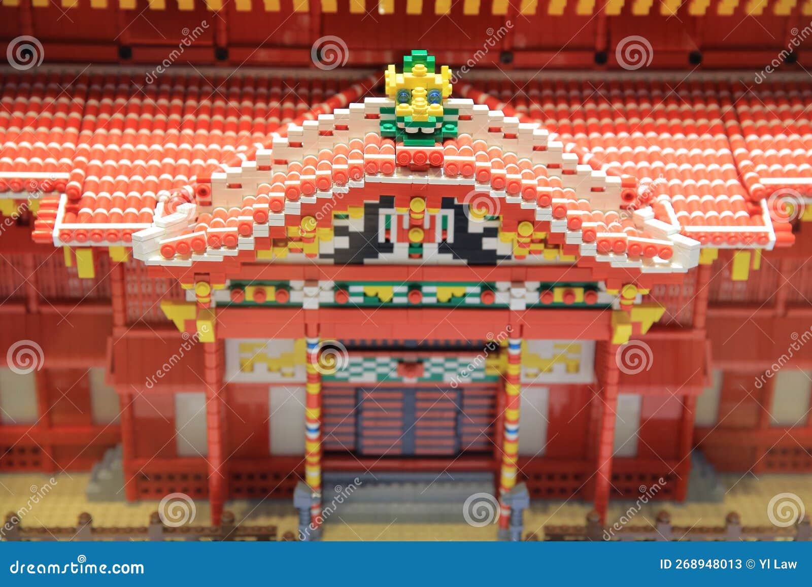 The Build from LEGO Blocks on Display Editorial Stock Photo - Image of ...