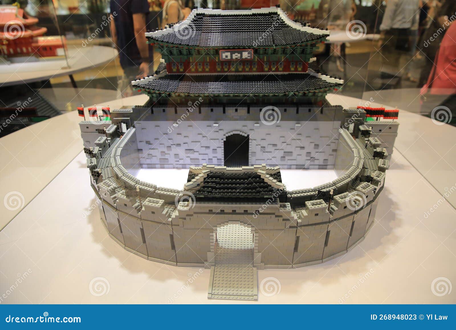 The Build from LEGO Blocks on Display Editorial Stock Photo - Image of ...