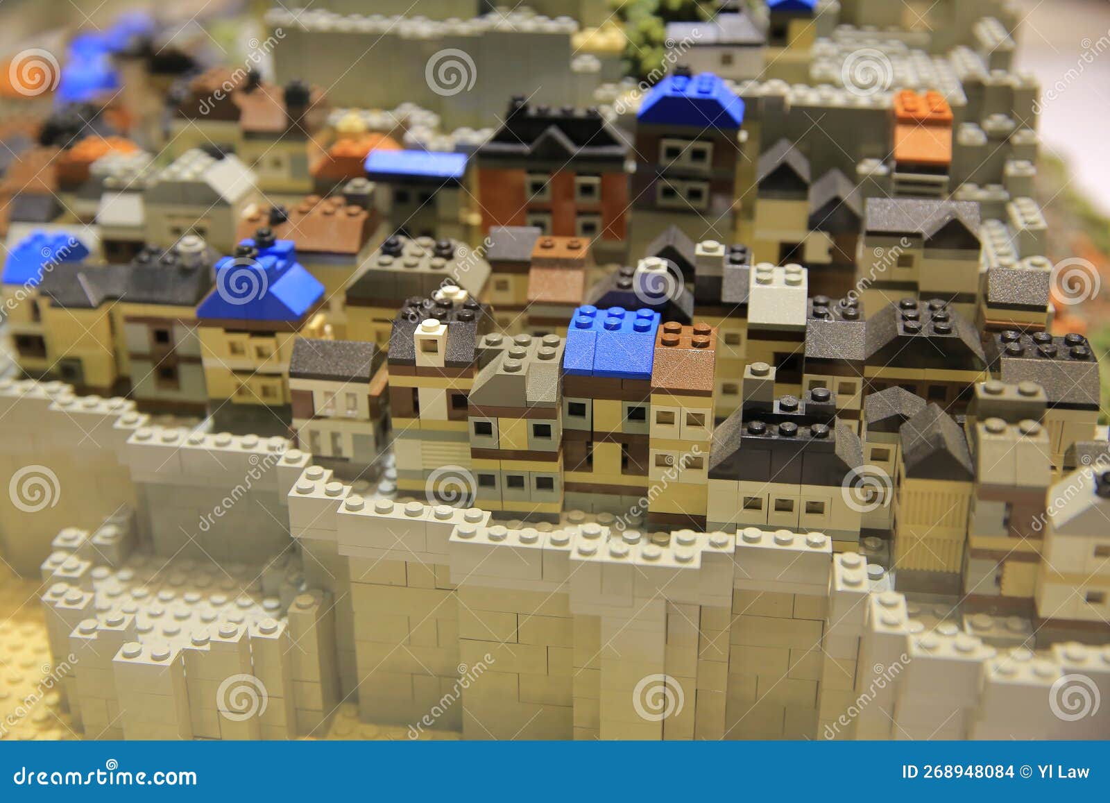 The Build from LEGO Blocks on Display Editorial Stock Image - Image of ...