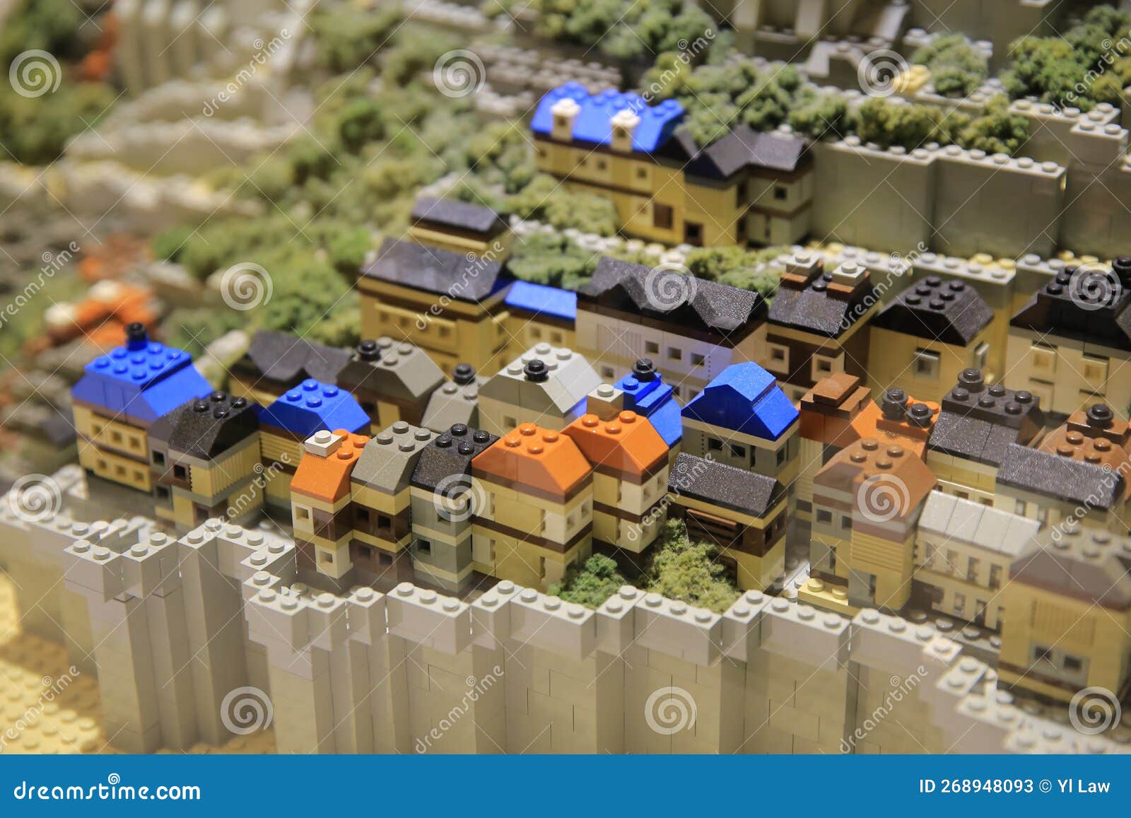 The Build from LEGO Blocks on Display Editorial Stock Photo - Image of ...