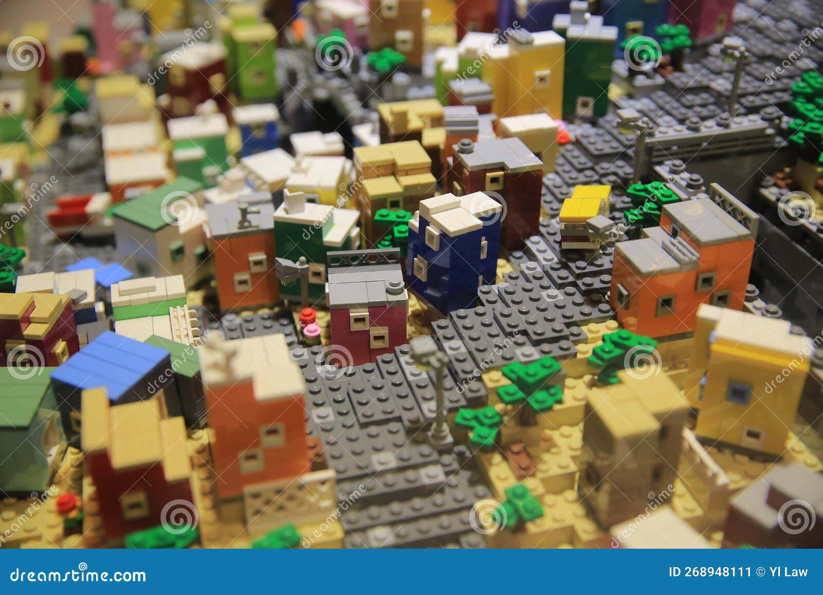 The Build from LEGO Blocks on Display Editorial Photo - Image of ...