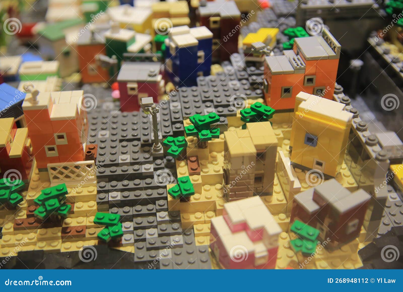 The Build from LEGO Blocks on Display Editorial Photography - Image of ...