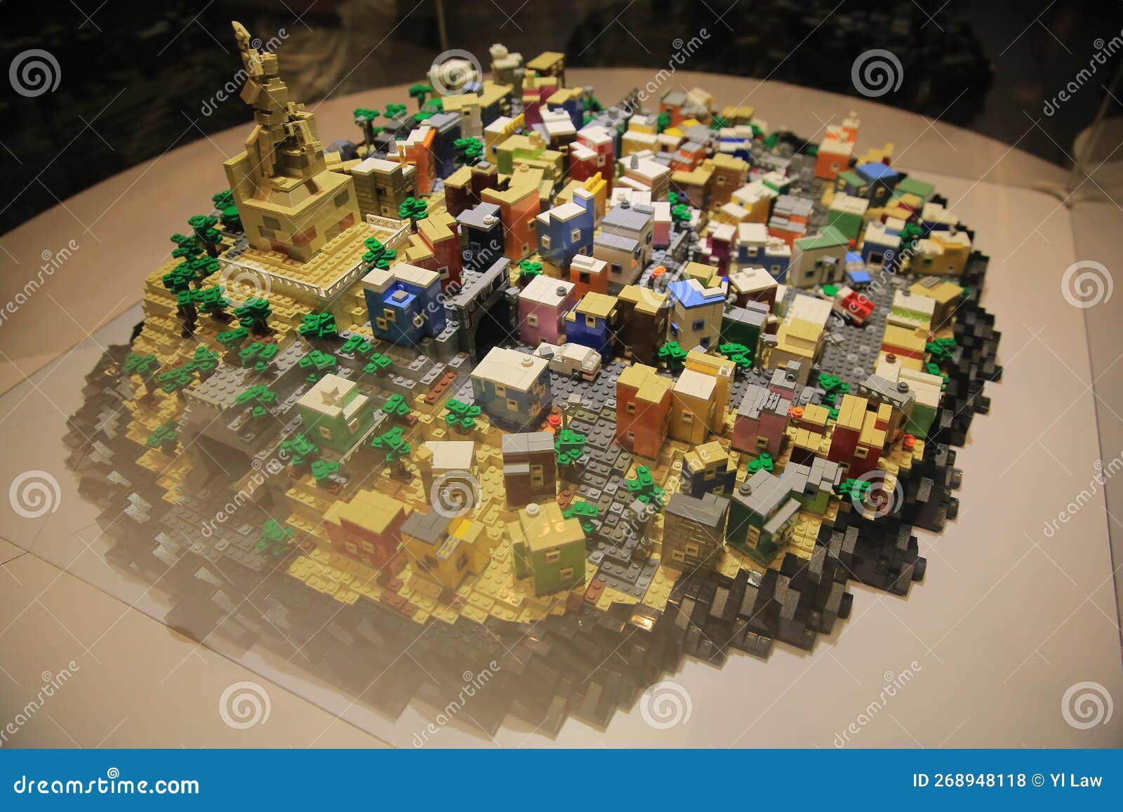 The Build from LEGO Blocks on Display Editorial Stock Photo - Image of ...