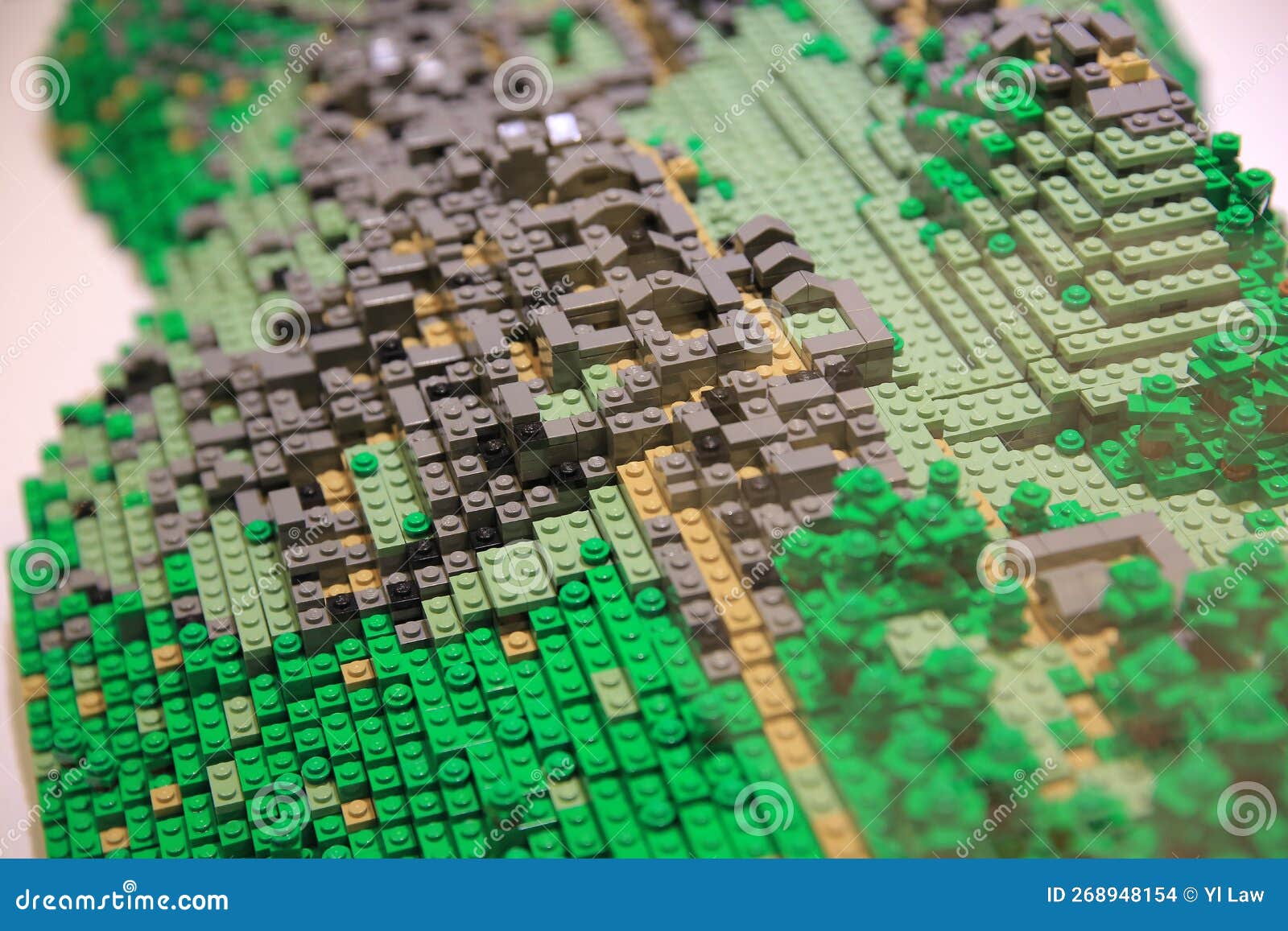 The Build from LEGO Blocks on Display Editorial Stock Image - Image of ...