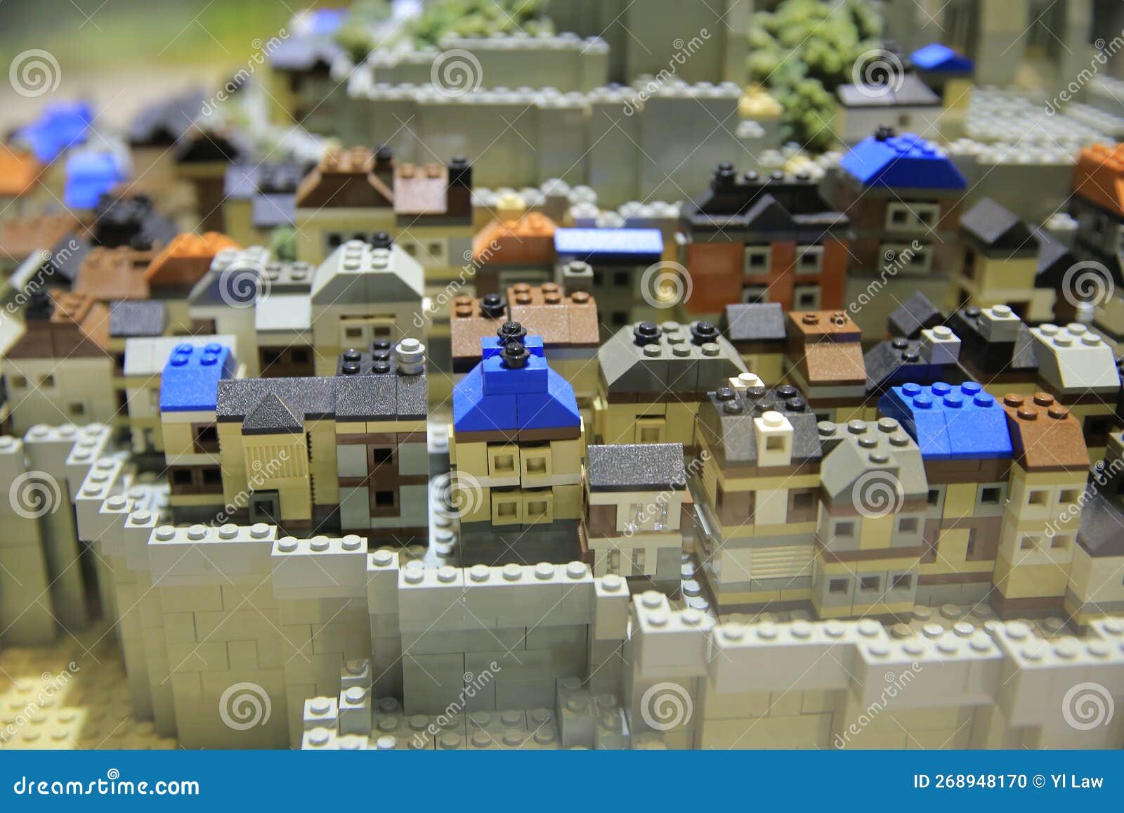 The Build from LEGO Blocks on Display Editorial Image - Image of city ...