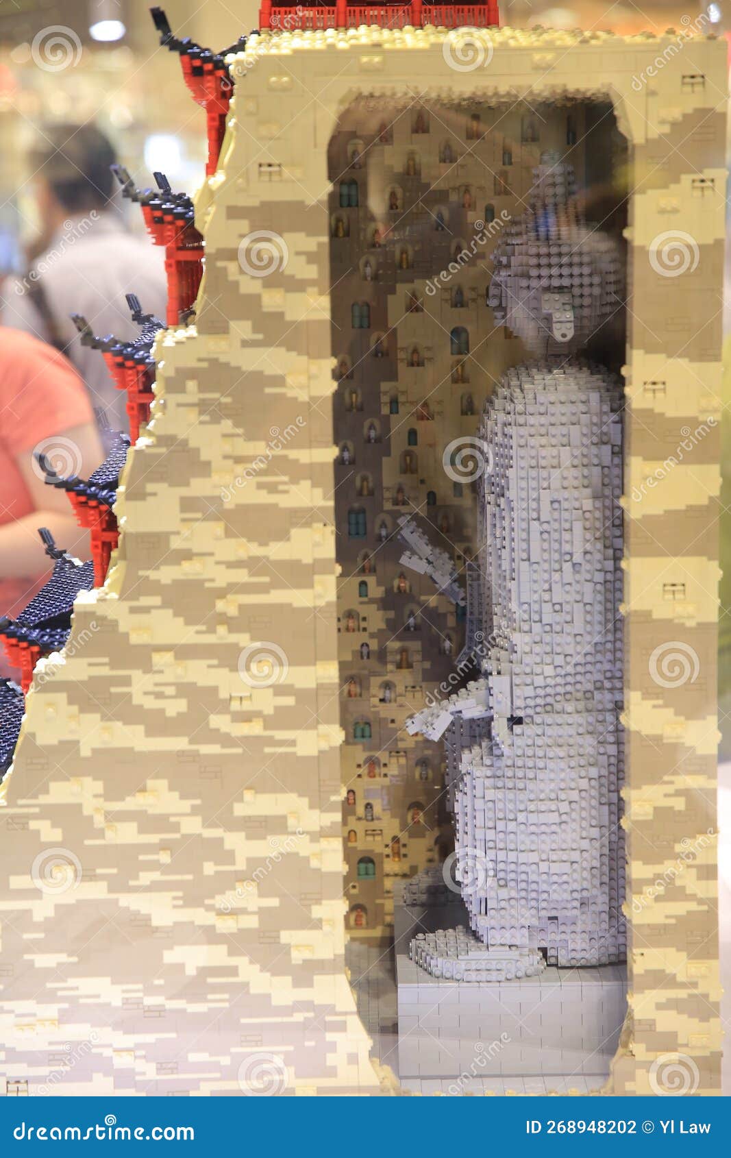 The Build from LEGO Blocks on Display Editorial Photography - Image of ...