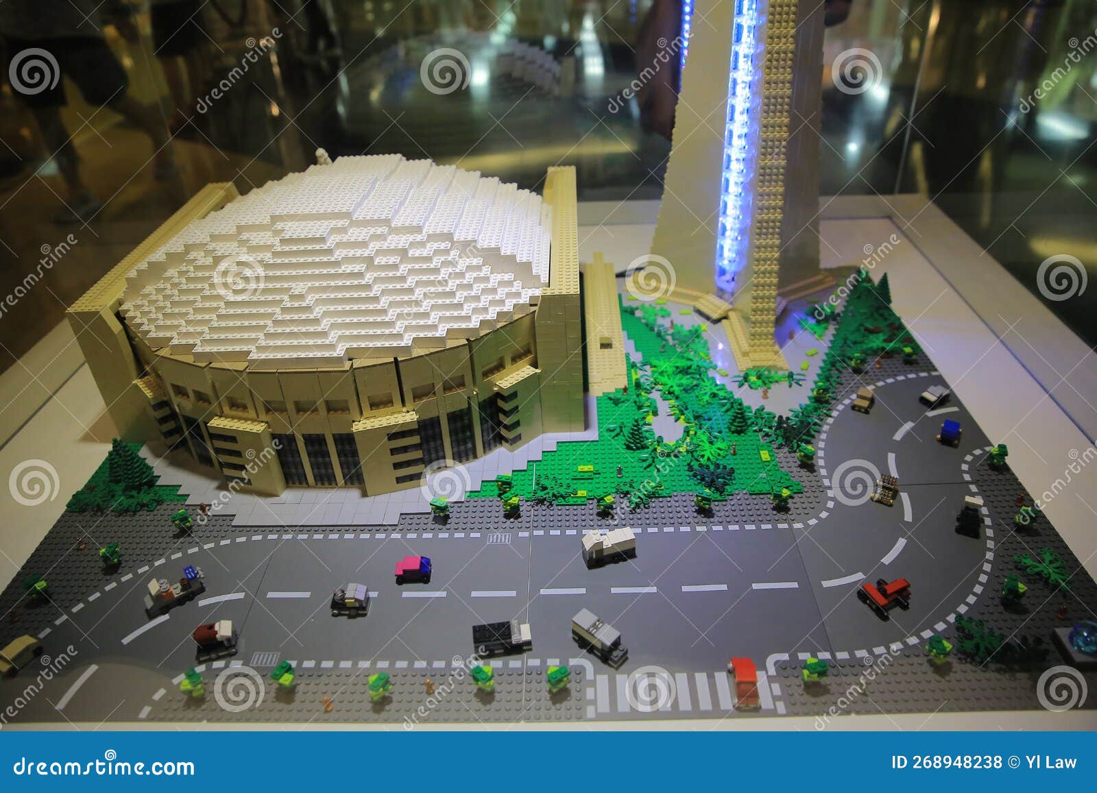 The Build from LEGO Blocks on Display Editorial Stock Photo - Image of ...