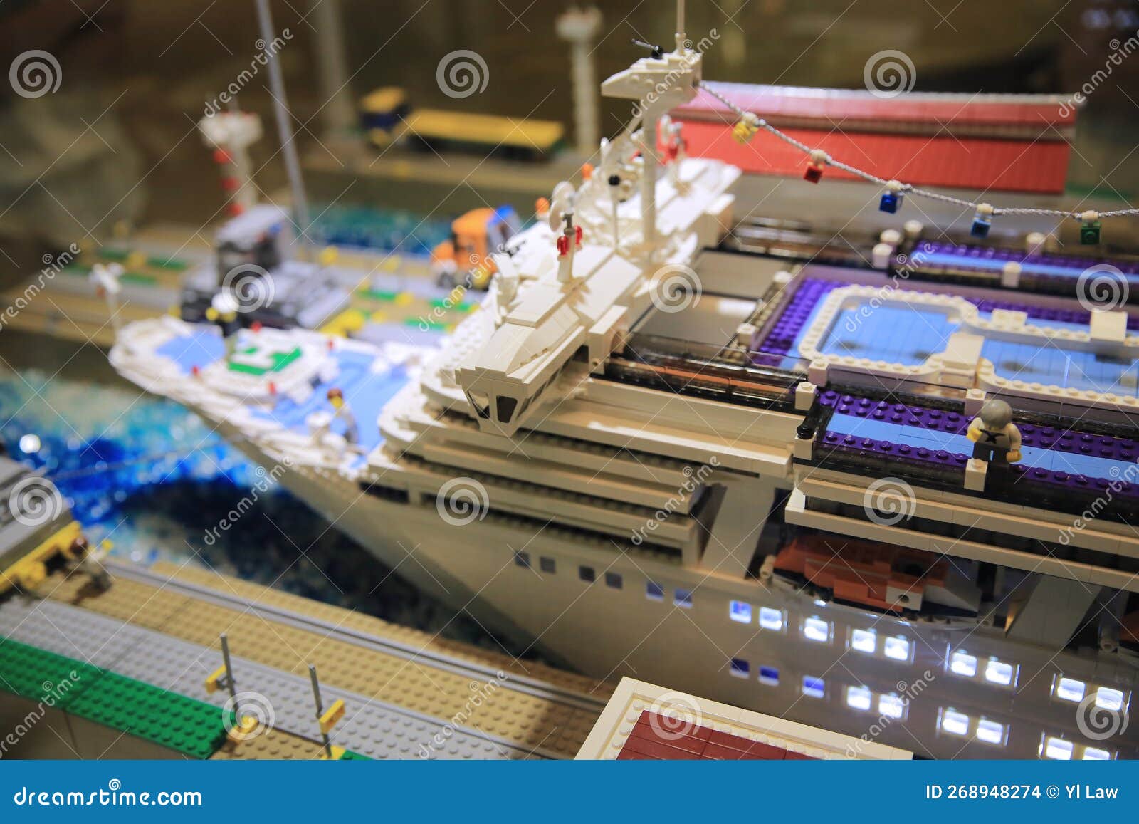 The Build from LEGO Blocks on Display Editorial Stock Image - Image of ...