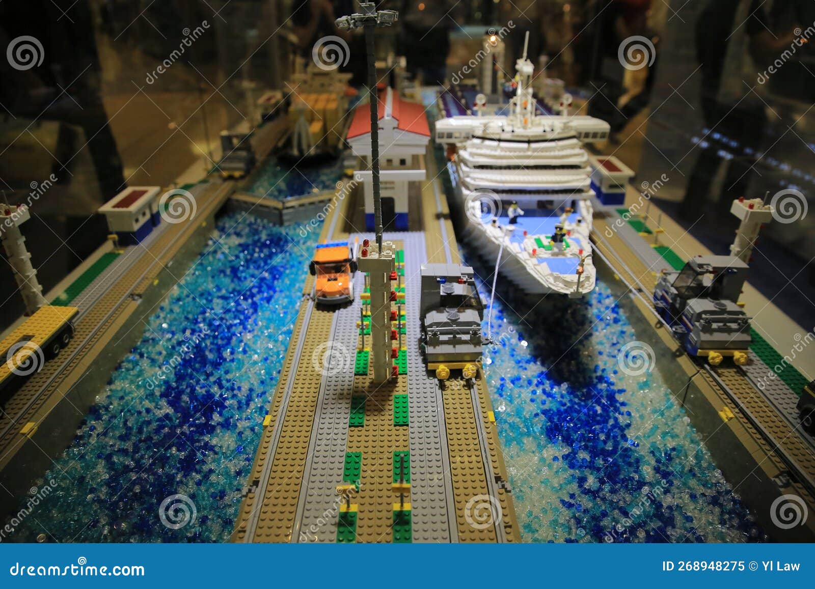 The Build from LEGO Blocks on Display Editorial Image - Image of view ...