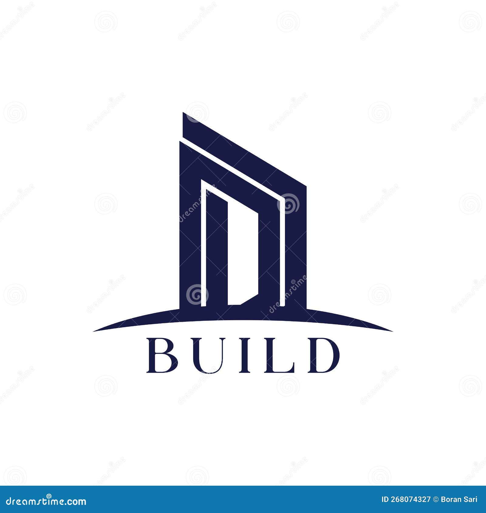 Build Logo D Logo Brand, Symbol, Design, Graphic, Minimalist.logo Stock ...