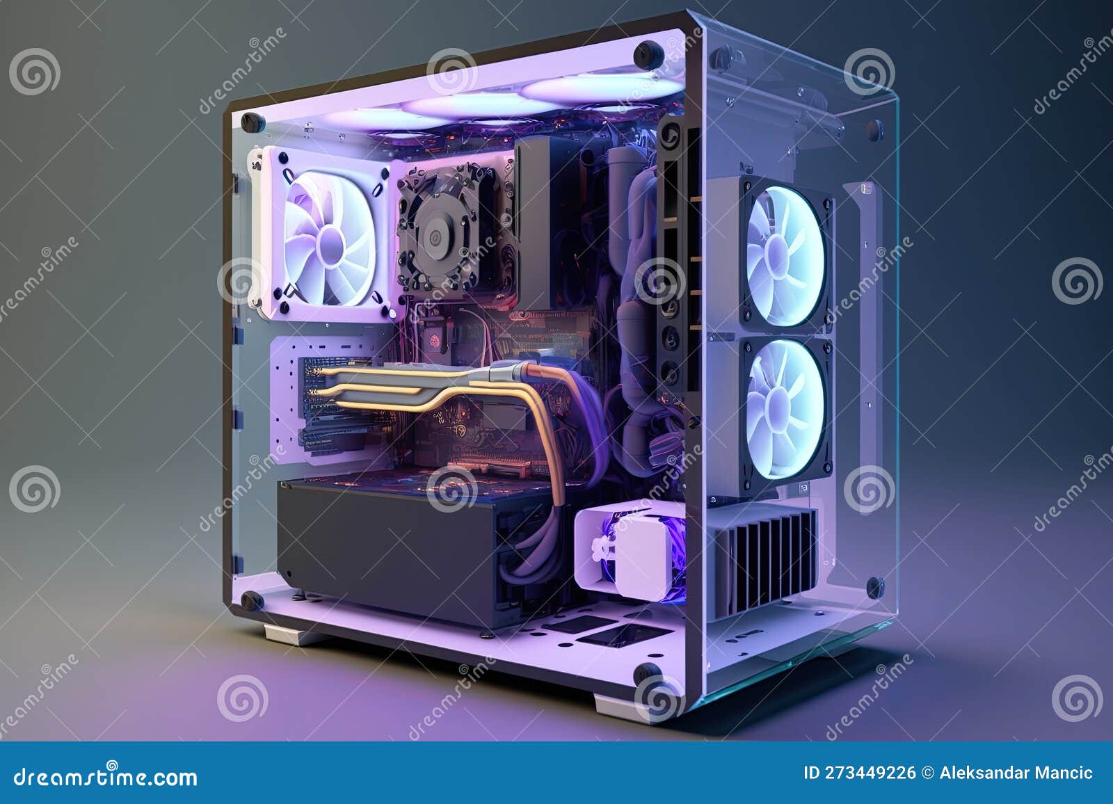 Modern computer build stock illustration. Illustration of build - 273449226