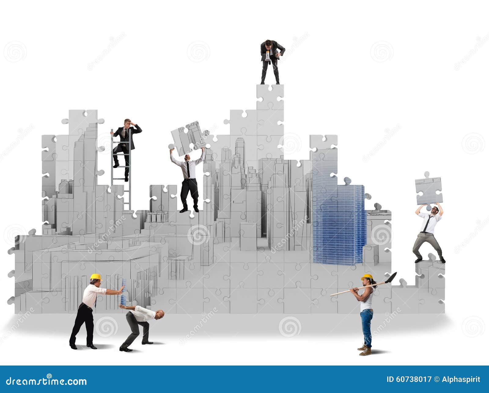 Build Projects In 3d Royalty-Free Stock Photography | CartoonDealer.com ...