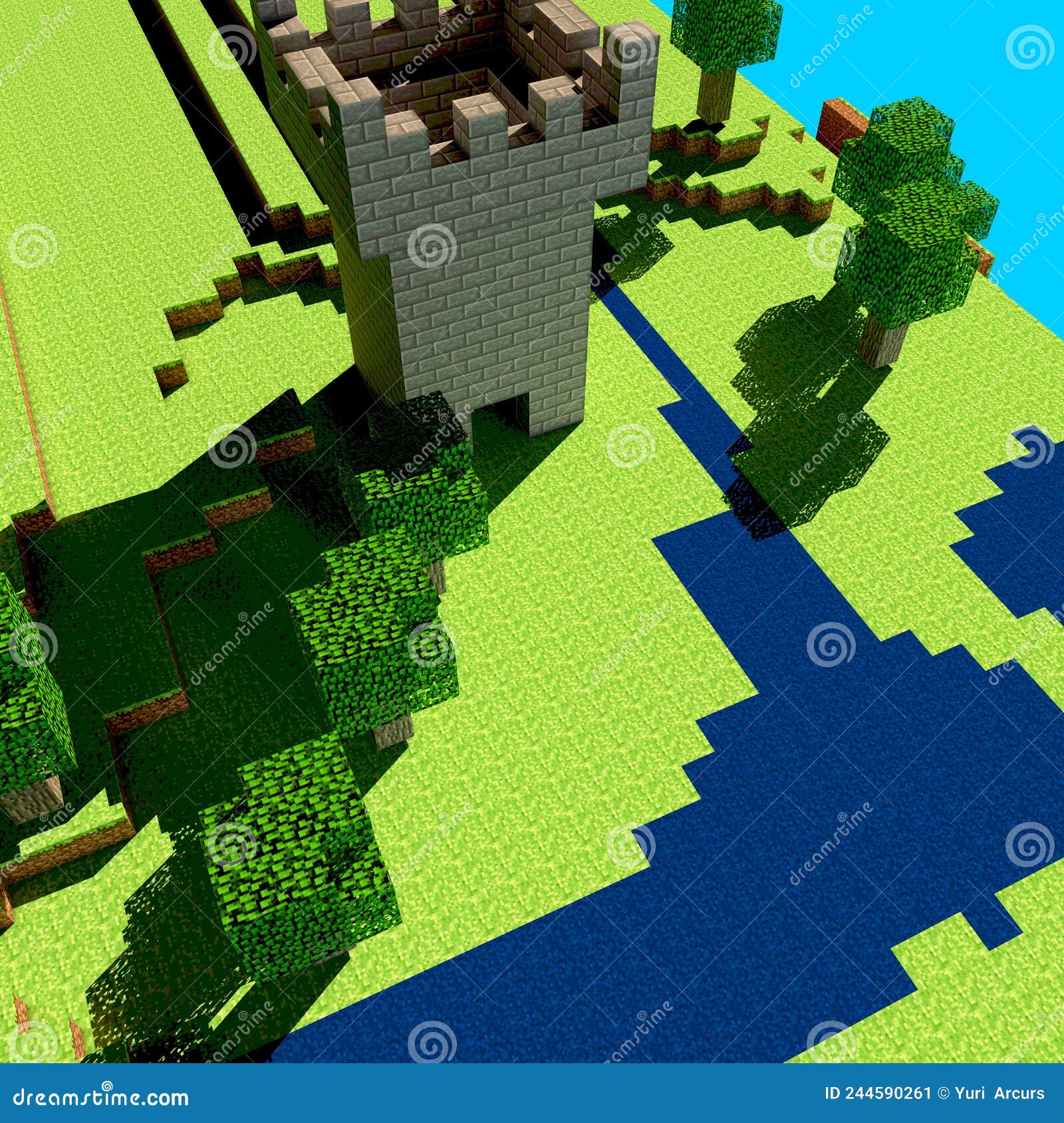 Build it Stronger, Build it Bigger. Concept Image of a Popular Video ...