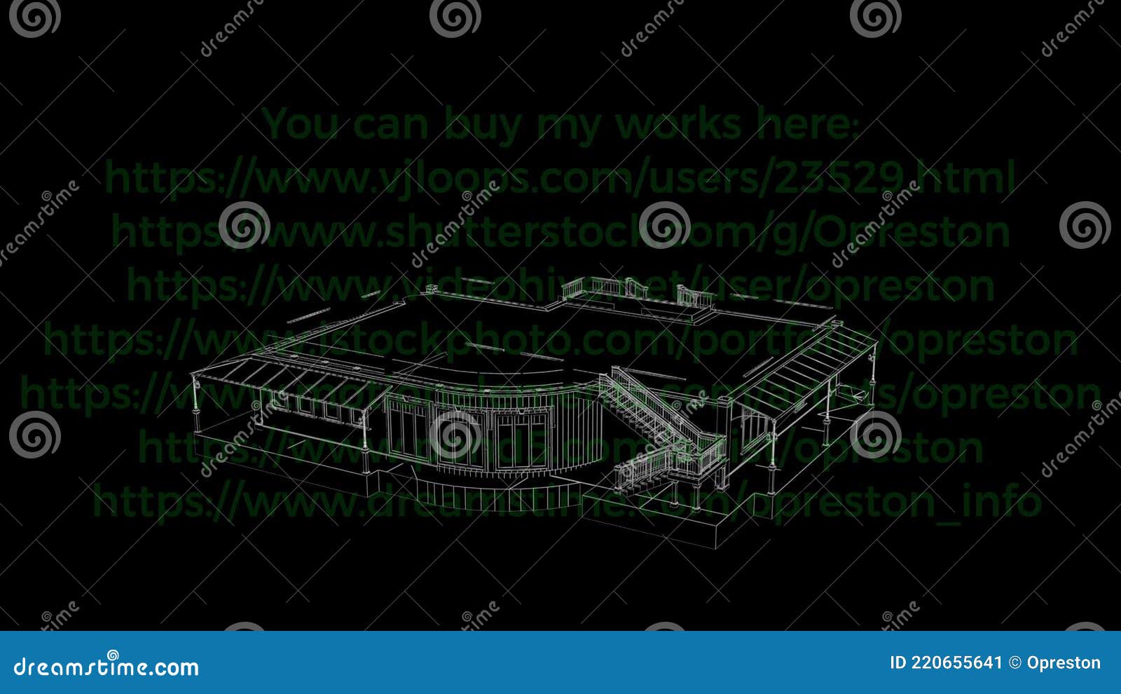 Build Structure. Time-lapse 3d Animation Showing a Process of Building ...