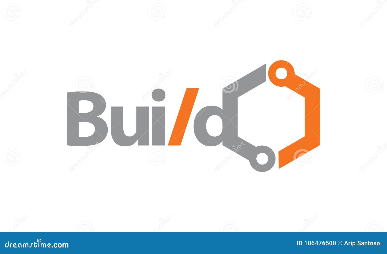 Build Technology Logo Design Template Stock Vector - Illustration of ...