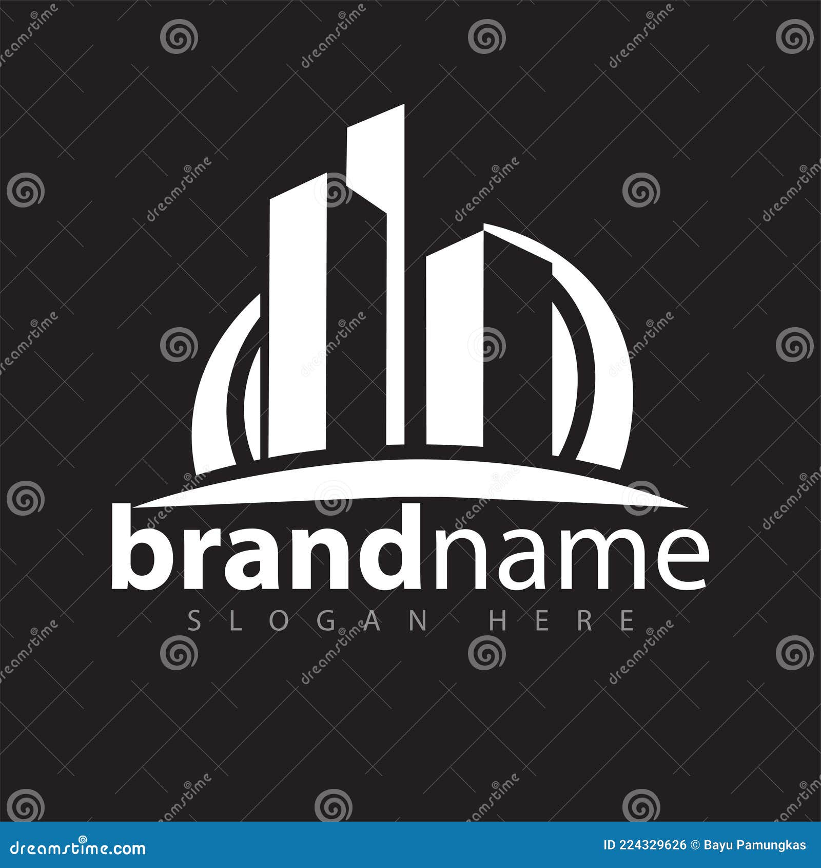 Build Tower Logo Icon Vector Stock Vector - Illustration of company ...