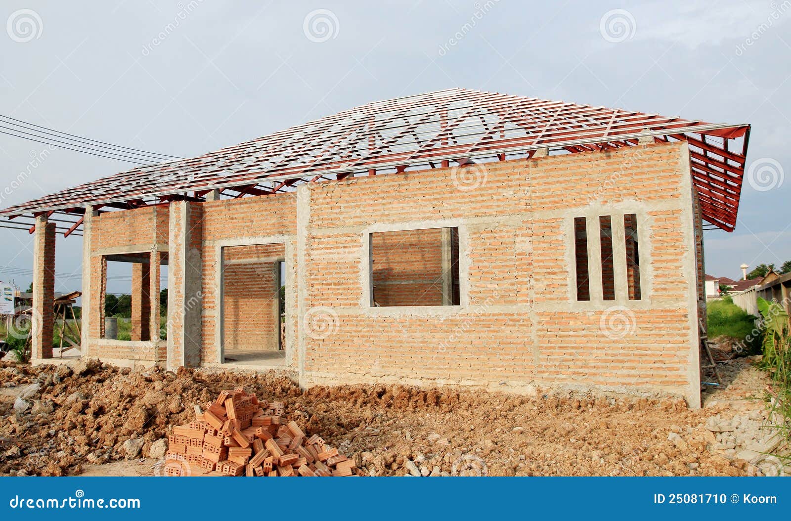 Buildding home stock photo. Image of blocks, architecture - 25081710