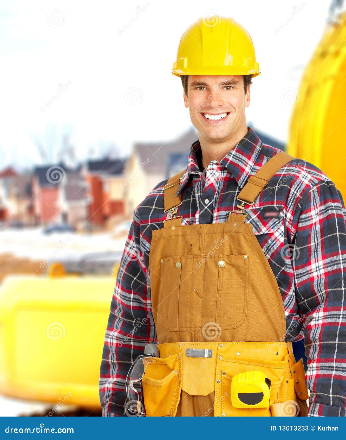 Builder stock image. Image of constructor, excavating - 13013233