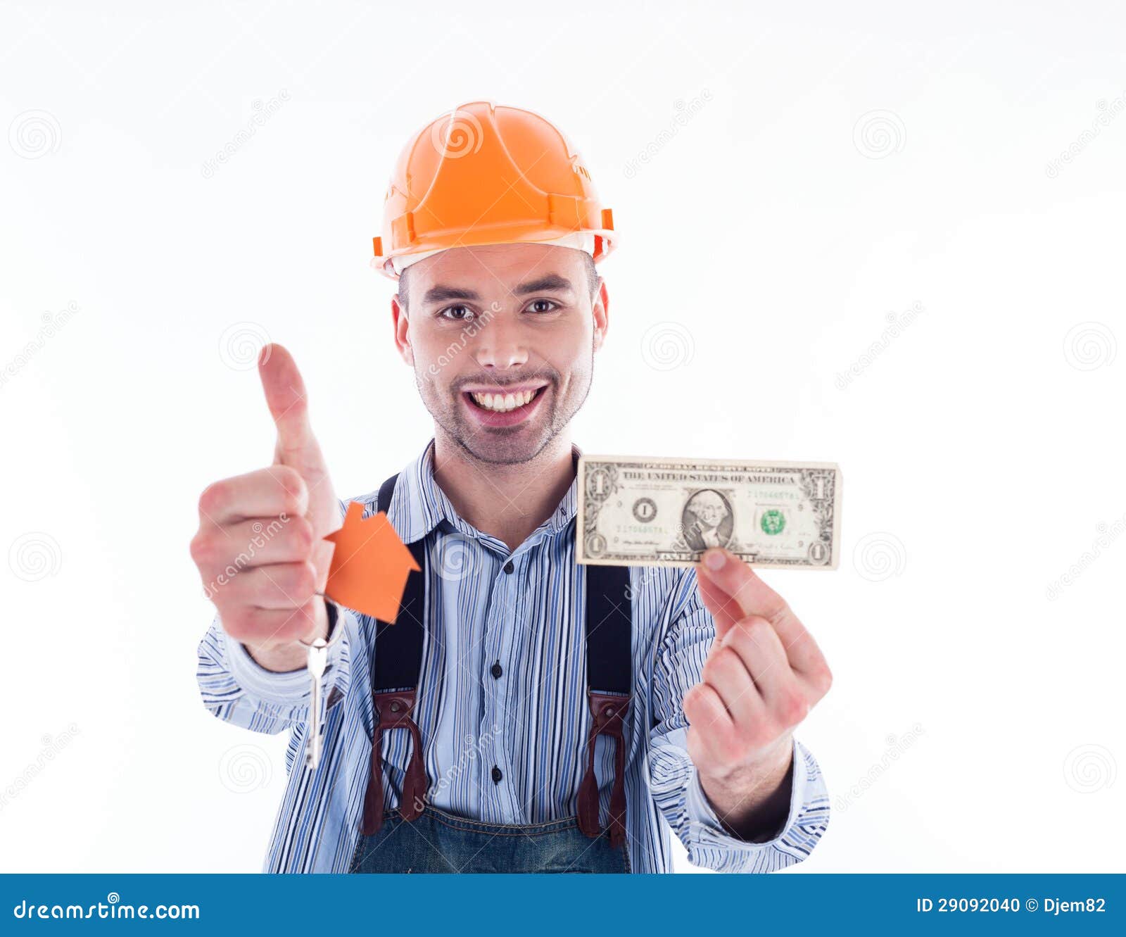 A builder stock photo. Image of engineering, dollar, architect - 29092040