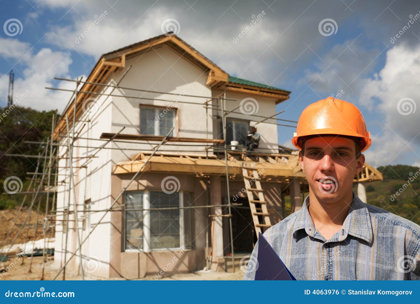 Builder stock photo. Image of construction, manager, contractor - 4063976