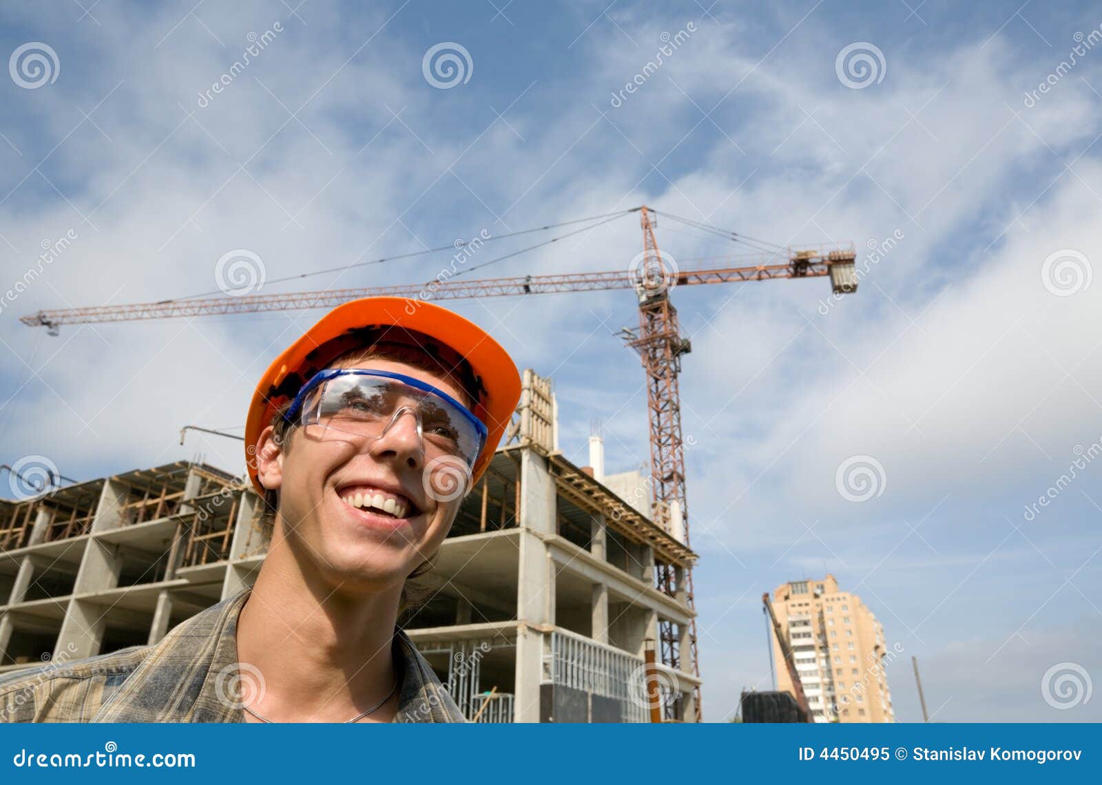 Builder stock image. Image of estate, installing, district - 4450495