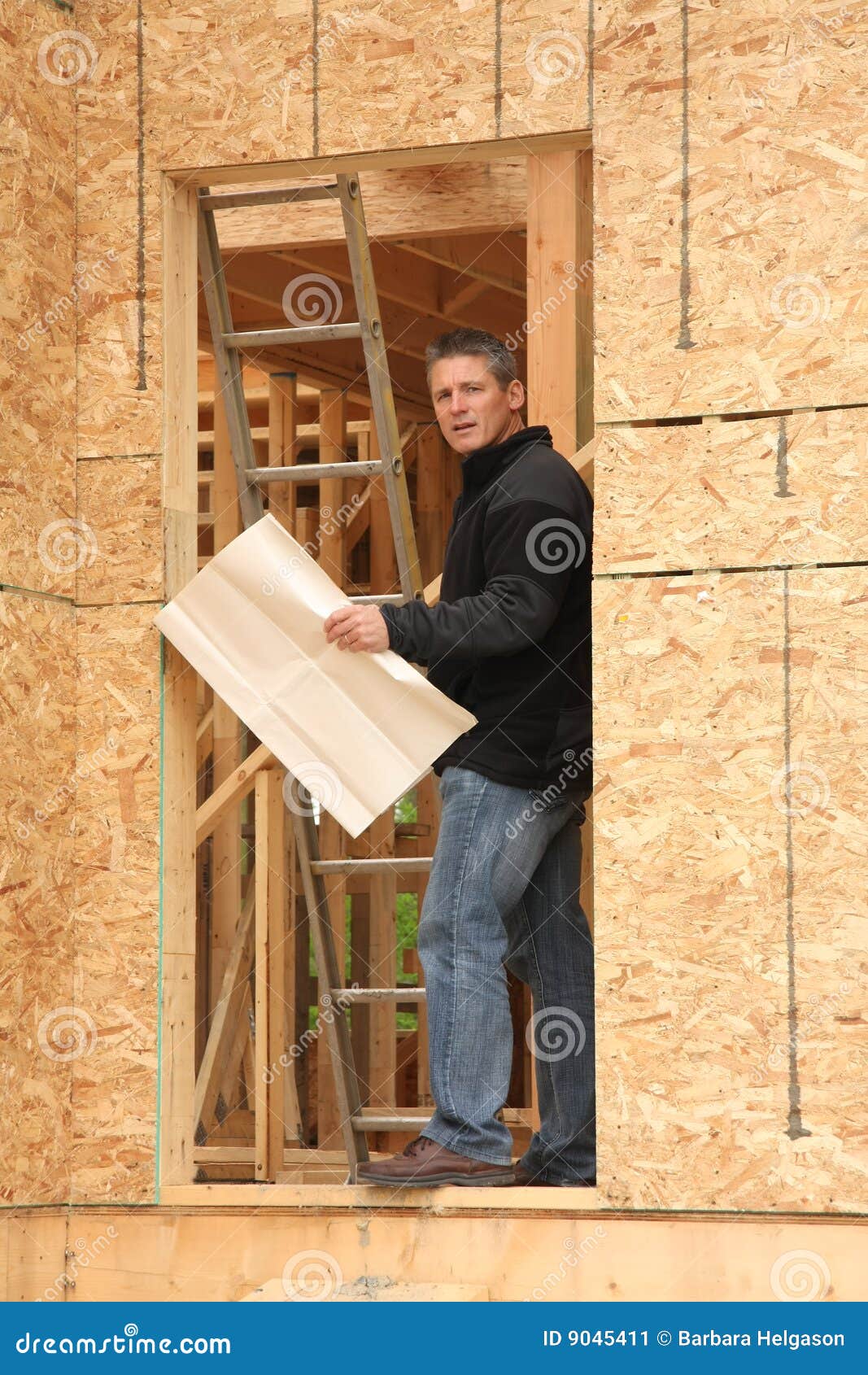 The builder stock image. Image of architecture, house - 9045411