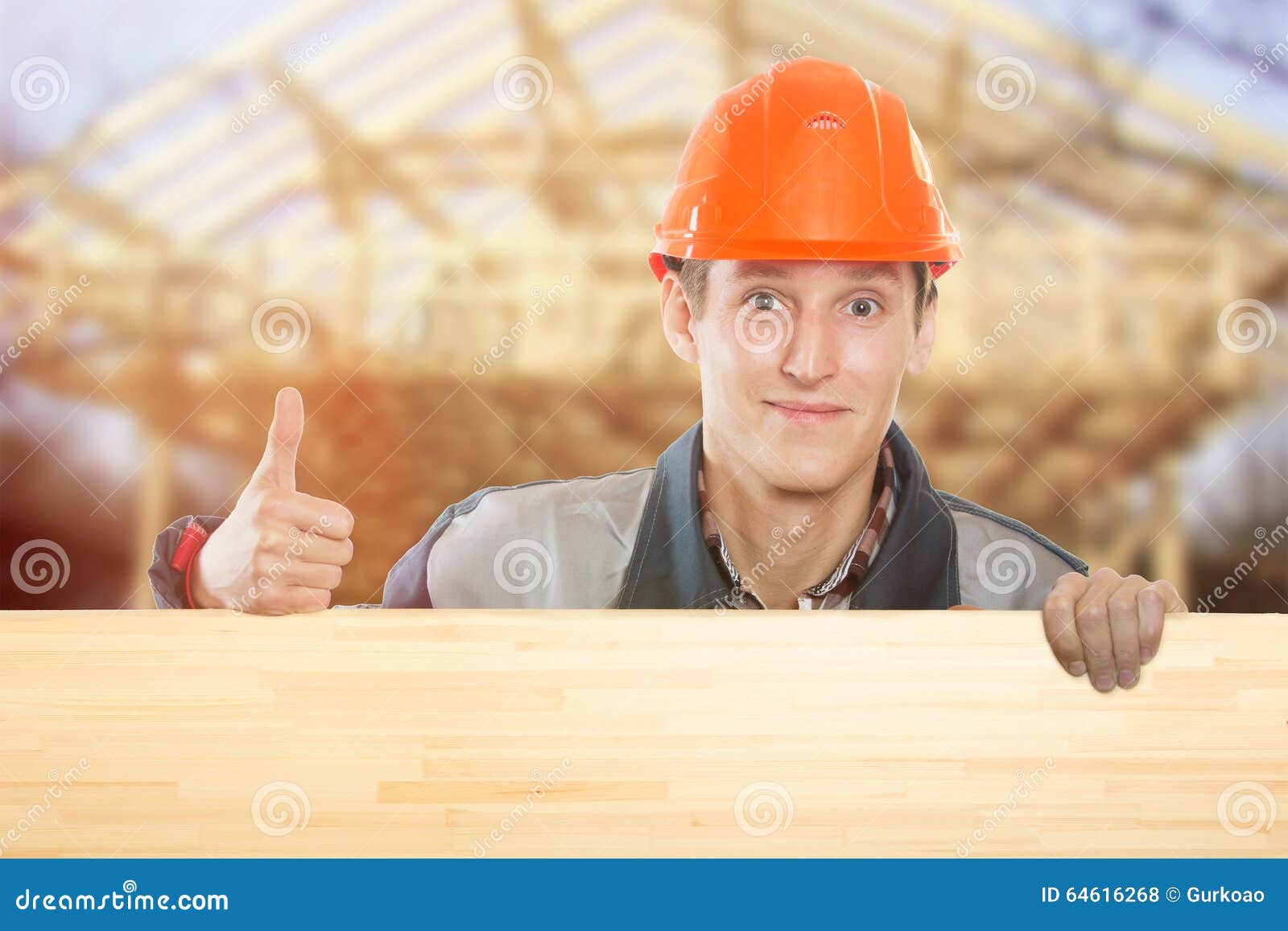 Builder on the Background of the House Stock Photo - Image of services ...