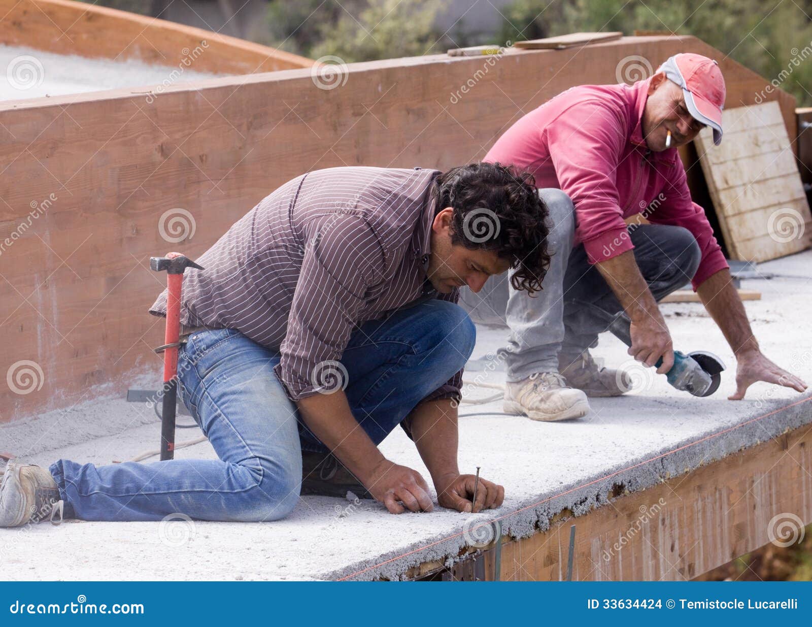 Builder stock photo. Image of builders, construction - 33634424