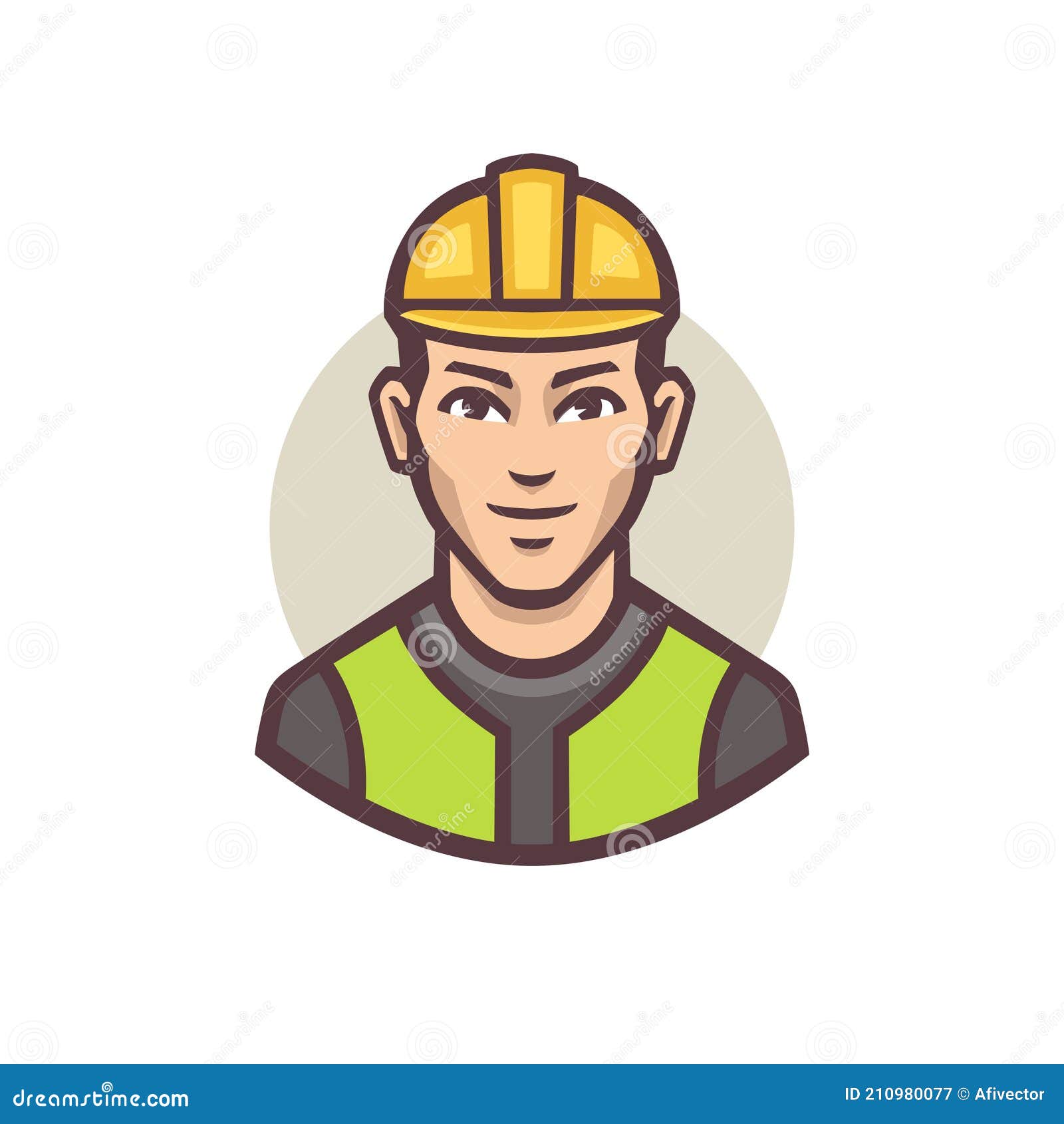 Builder Character Vector Image. Stock Vector - Illustration of ...