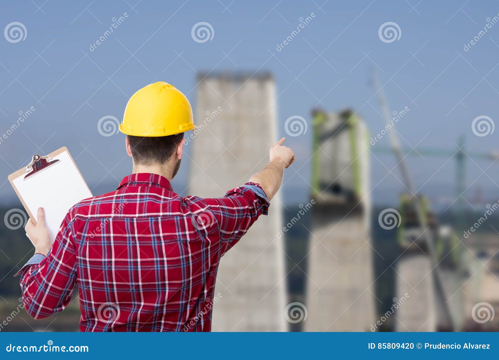 Builder and Chief Construction Stock Photo - Image of direction, casual ...
