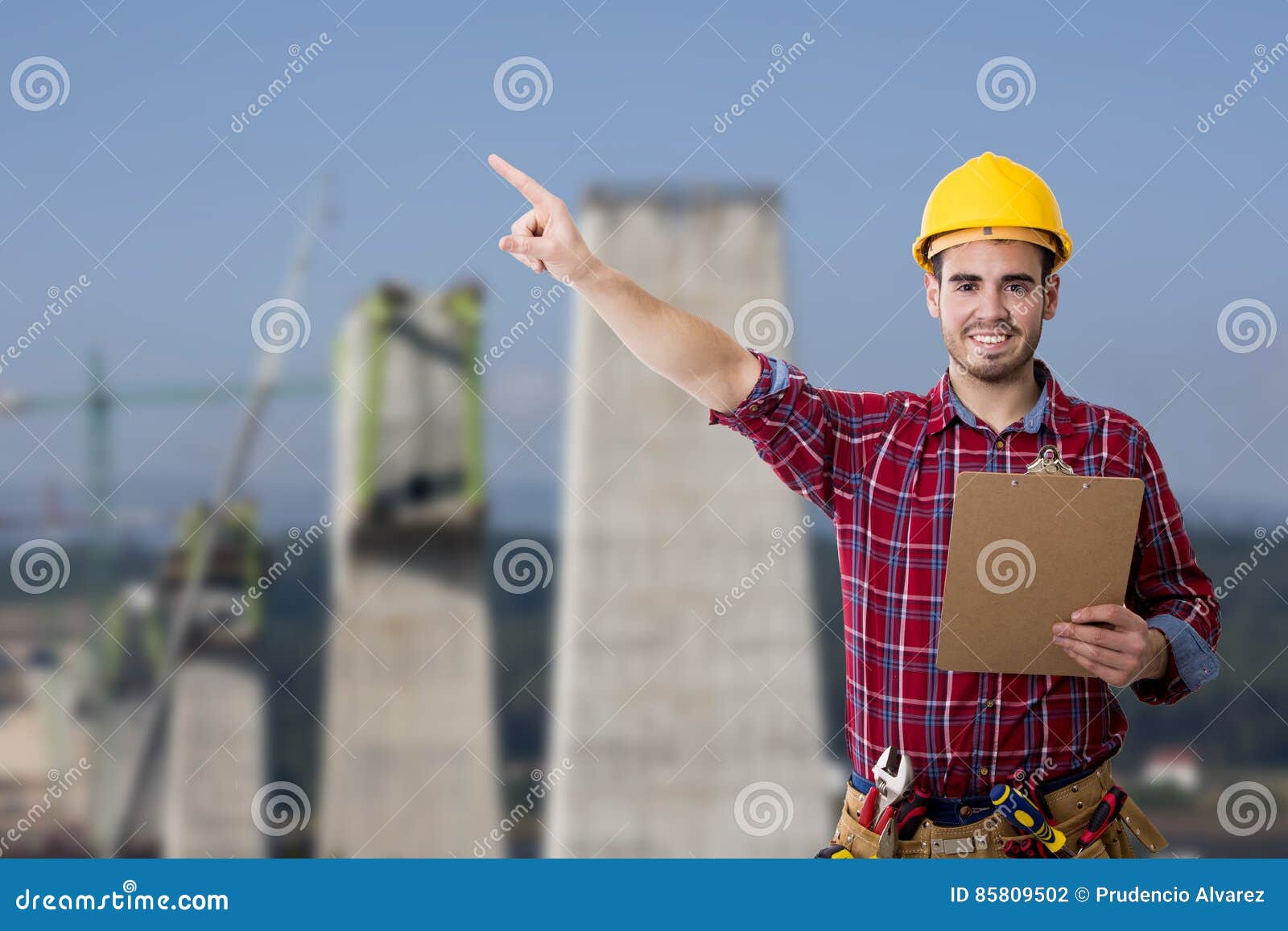 Builder and Chief Construction Stock Photo - Image of boss, engineering ...
