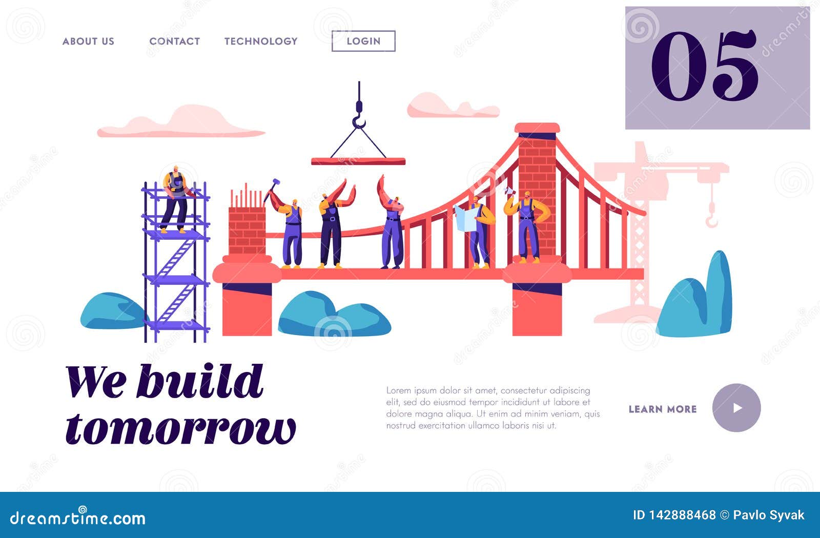 Architect Worker With Documents, Studying Project, Technical ...