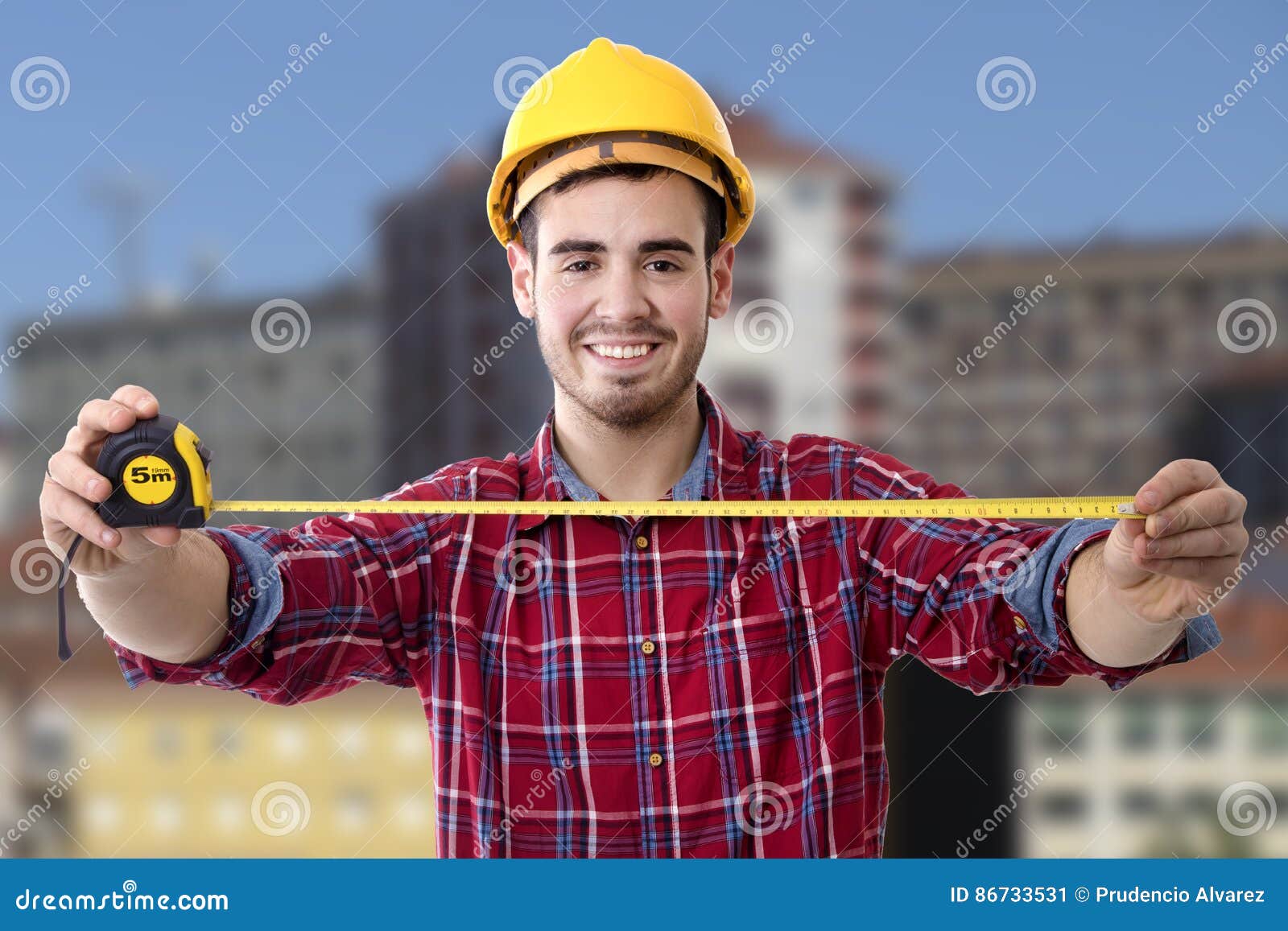 Builder construction man stock image. Image of builder - 86733531