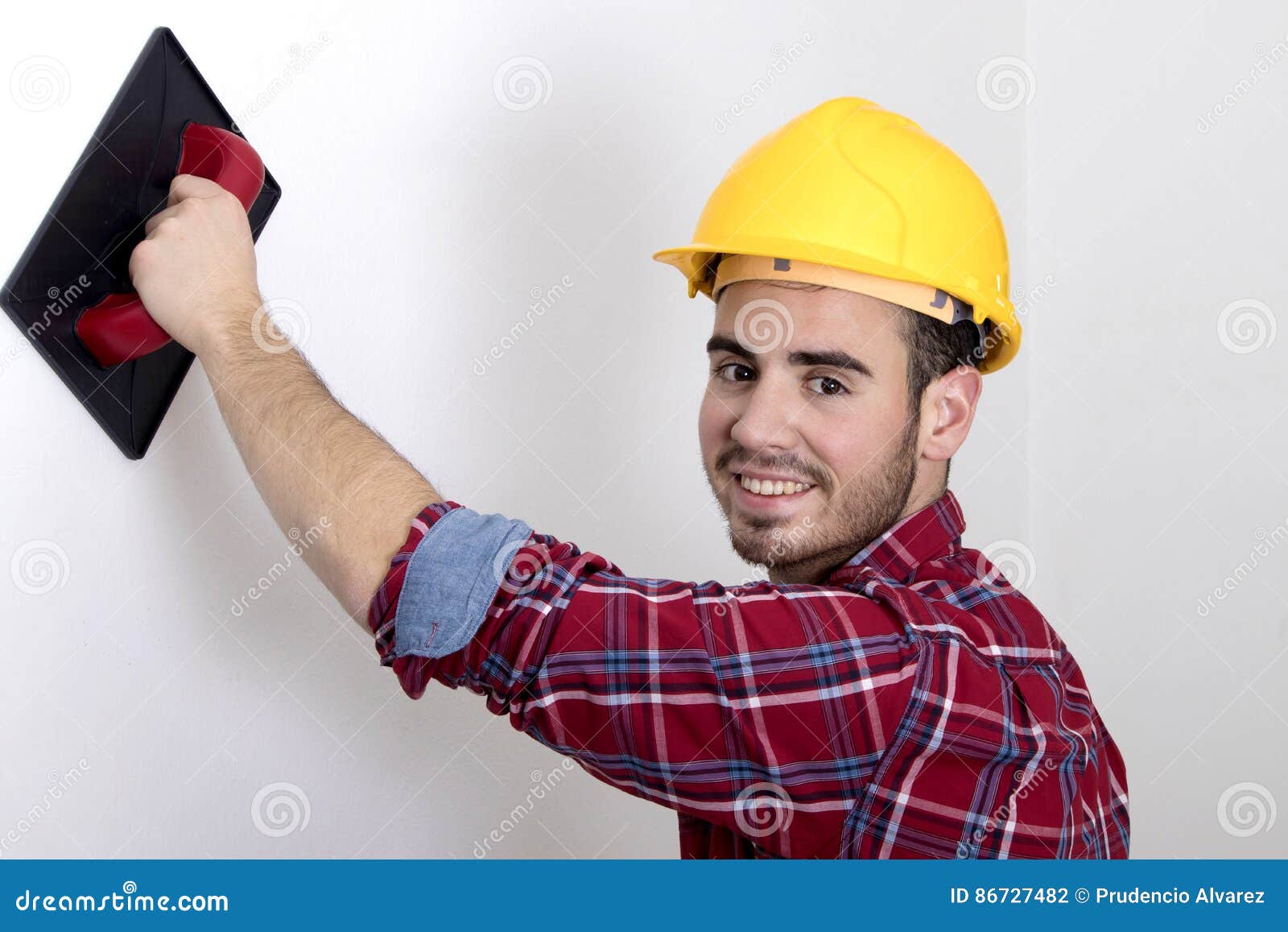 Builder Construction Man, Working Stock Photo - Image of male ...