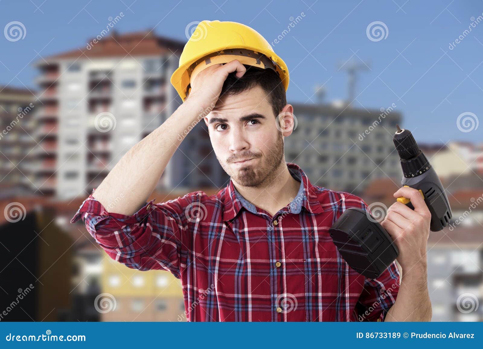 Builder construction stock image. Image of labor, young - 86733189