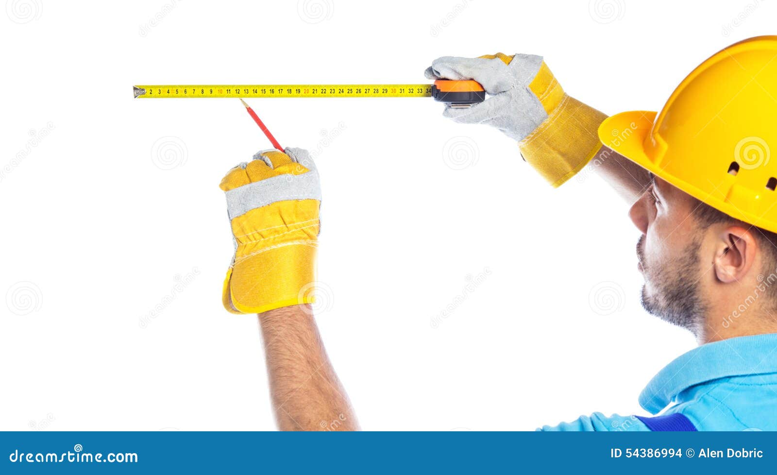 Builder - Construction Worker Stock Photo - Image of isolated, close ...