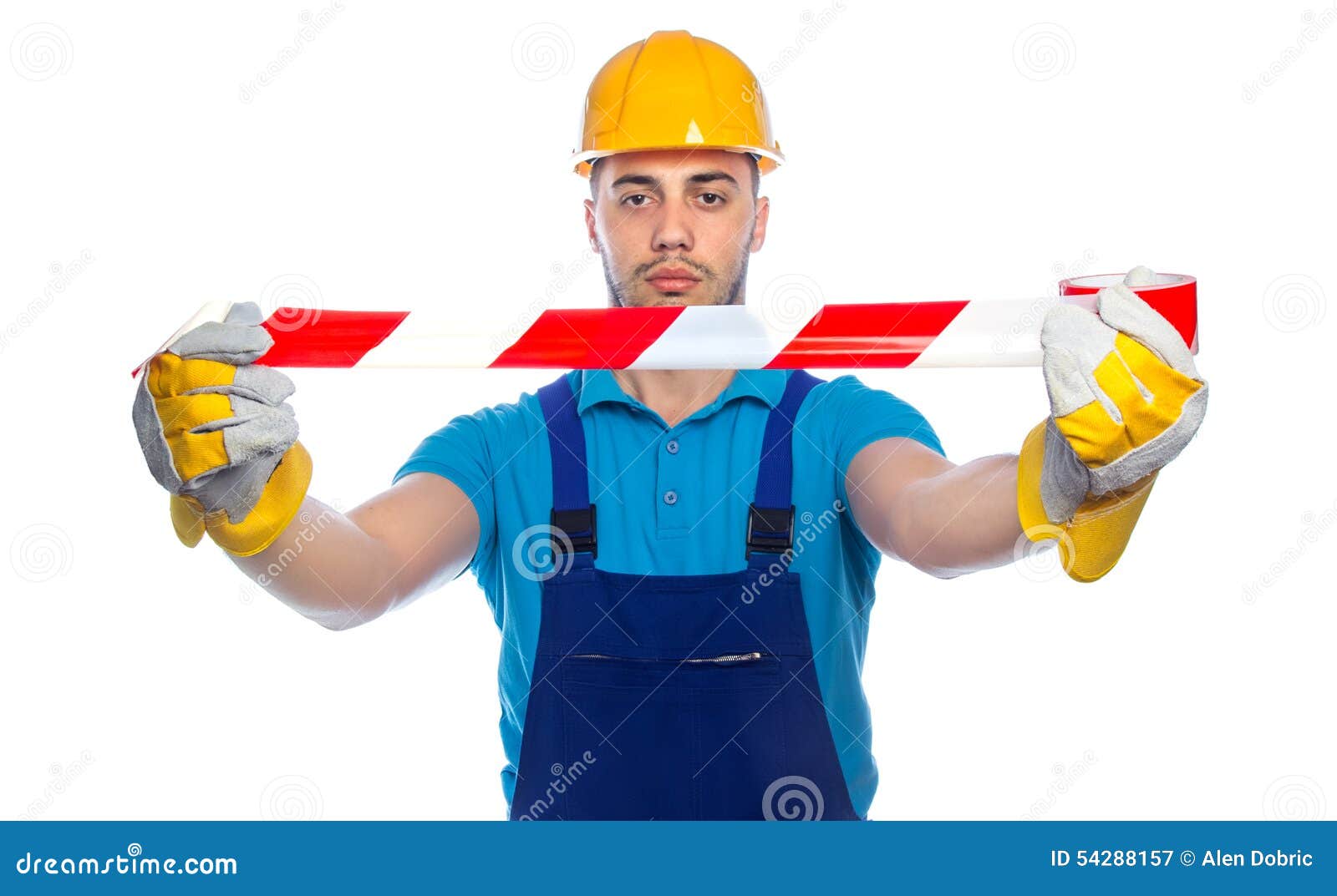Workerholding Caution Stock Photos - Free & Royalty-Free Stock Photos ...