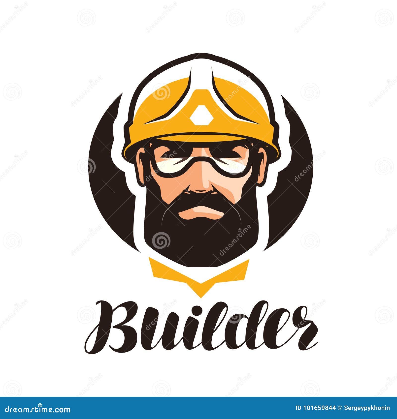 Builder, Constructor Logo. Industry, Support, Service, Repair, Overhaul ...