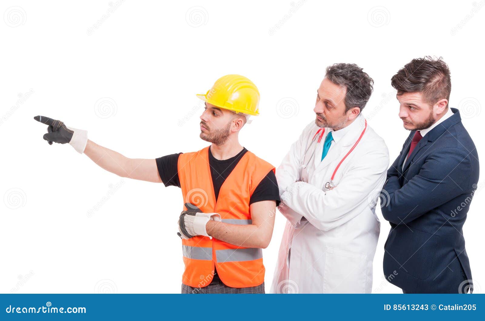 Builder or Engineer Indicate Something Stock Image - Image of ...