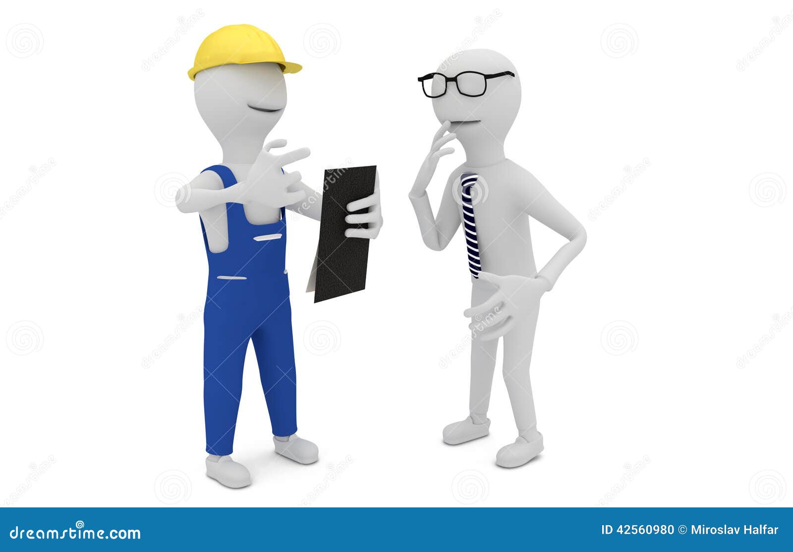 Builder Manager Icon, Cartoon Style Vector Illustration | CartoonDealer ...