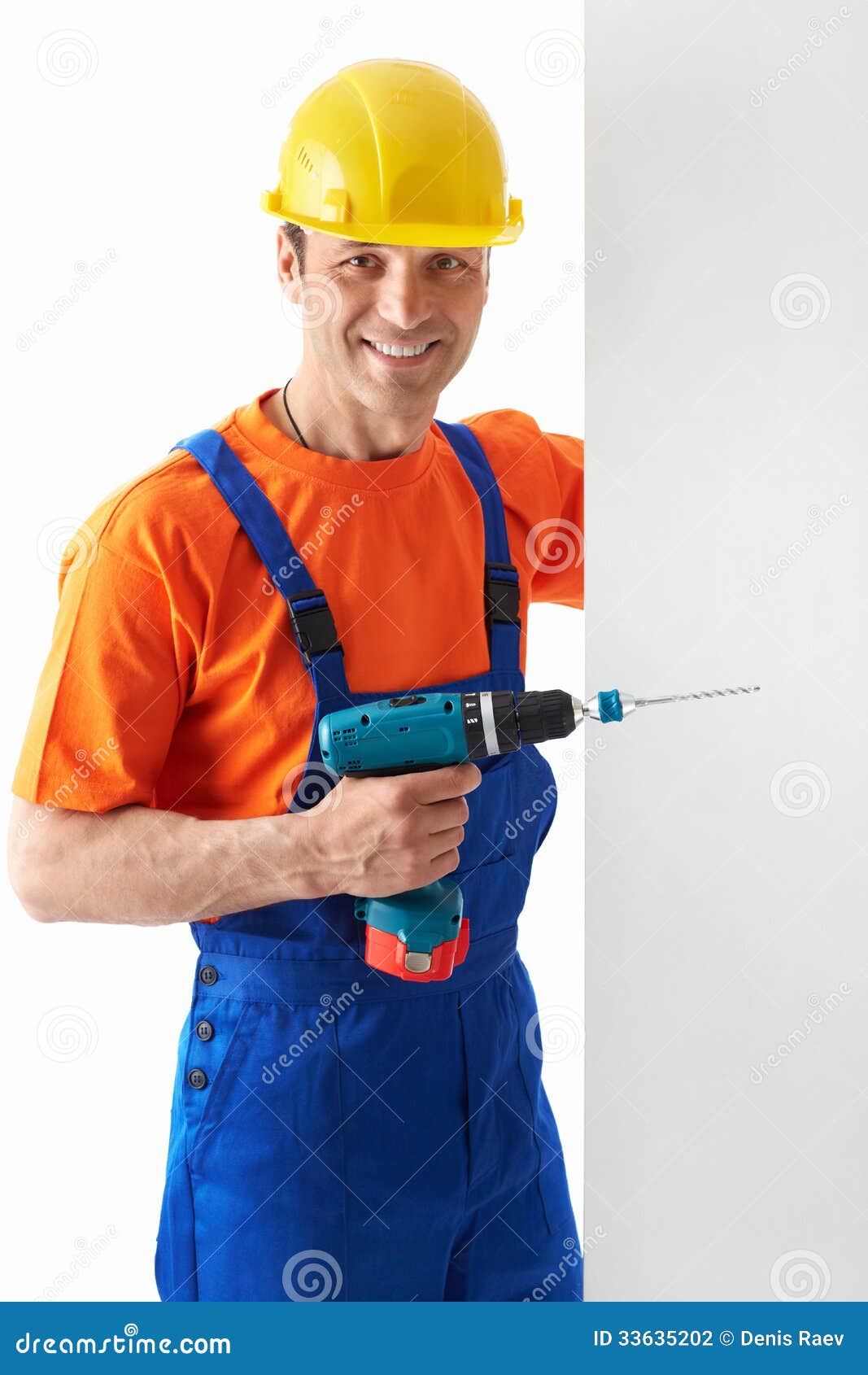 Builder stock photo. Image of helmet, human, construction - 33635202