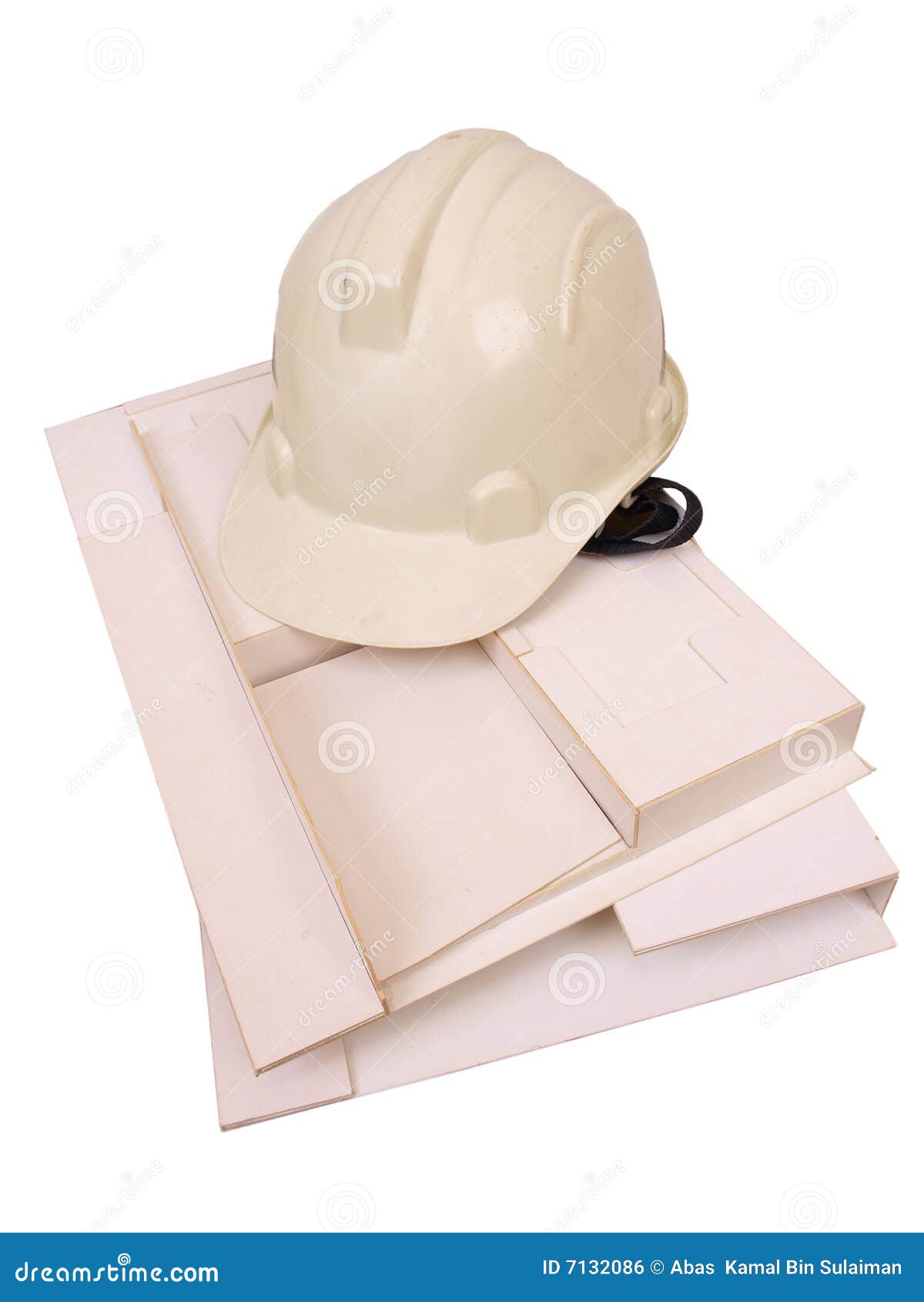 Builder Helmet Model stock photo. Image of architecture - 7132086