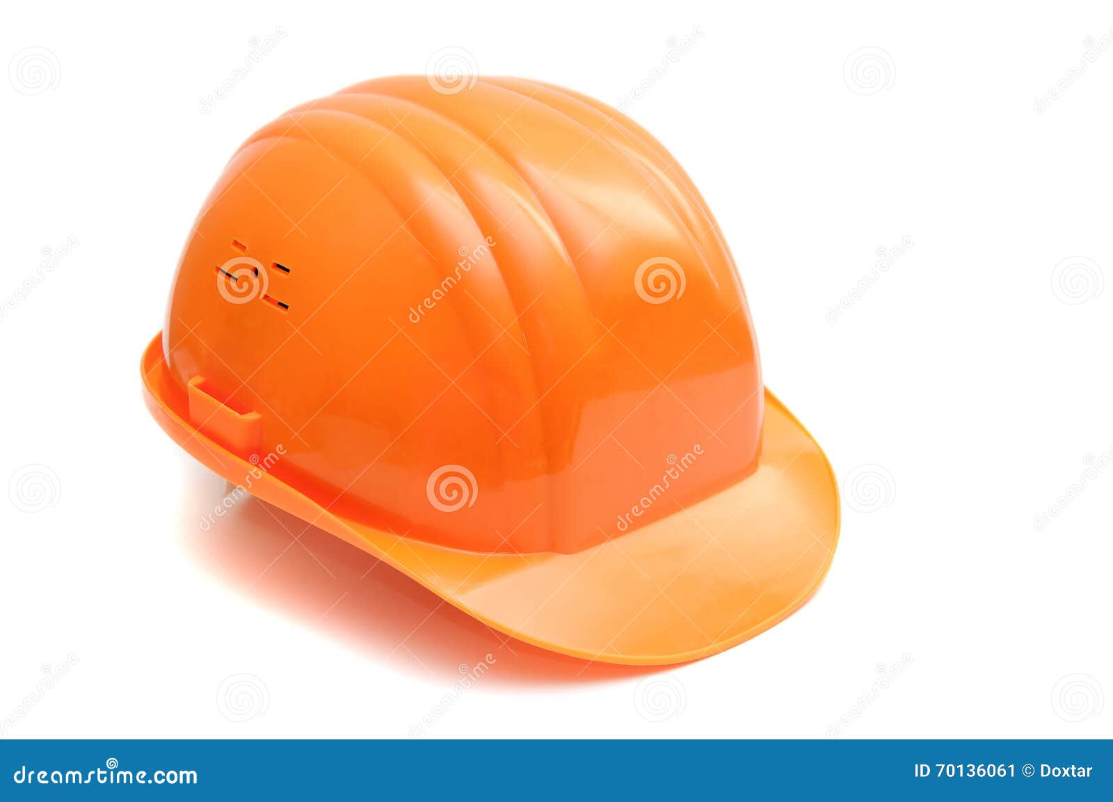Builder helmet stock image. Image of orange, builder - 70136061