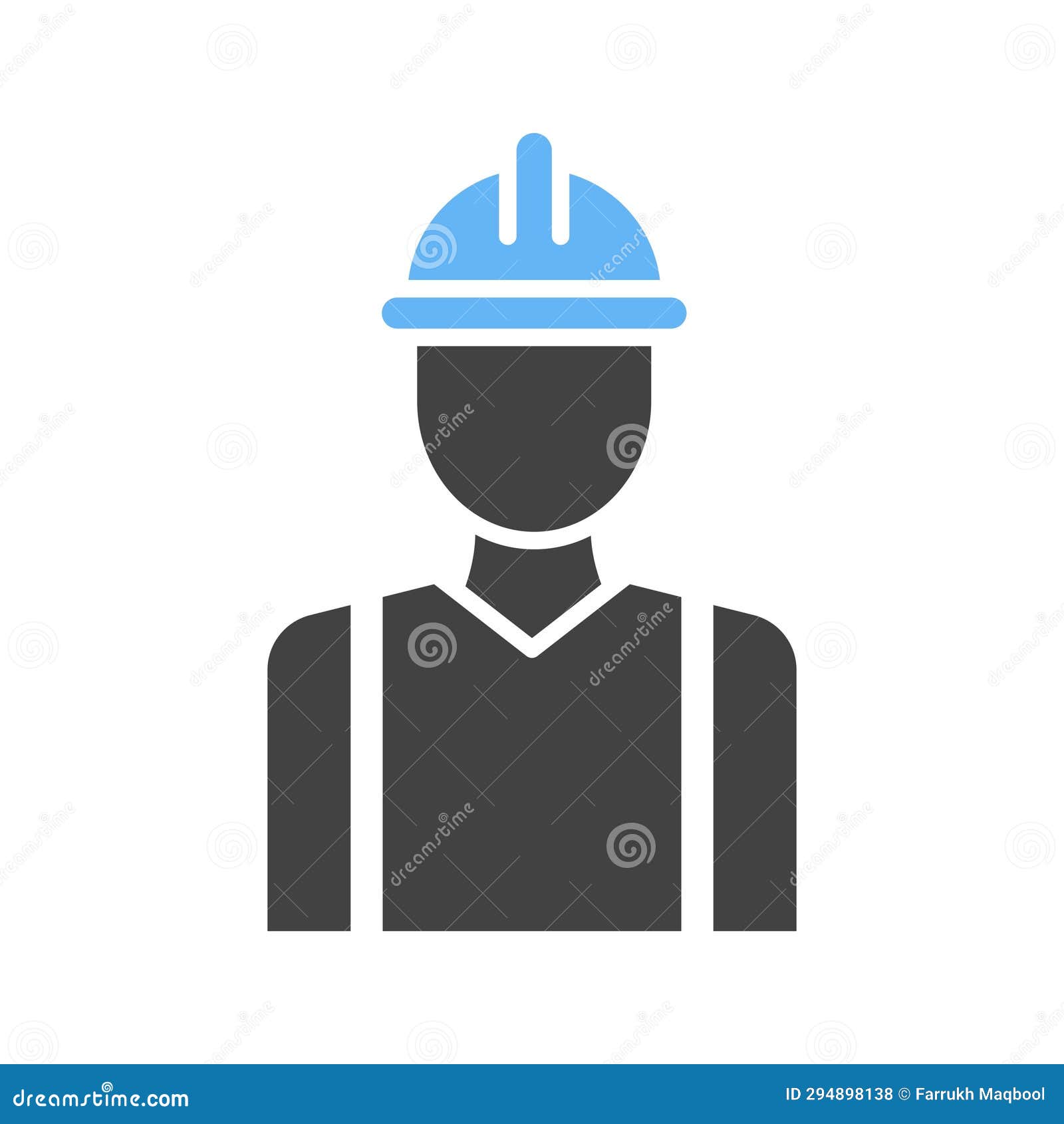 Builder Icon Vector Set. Worker Illustration Sign Collection ...
