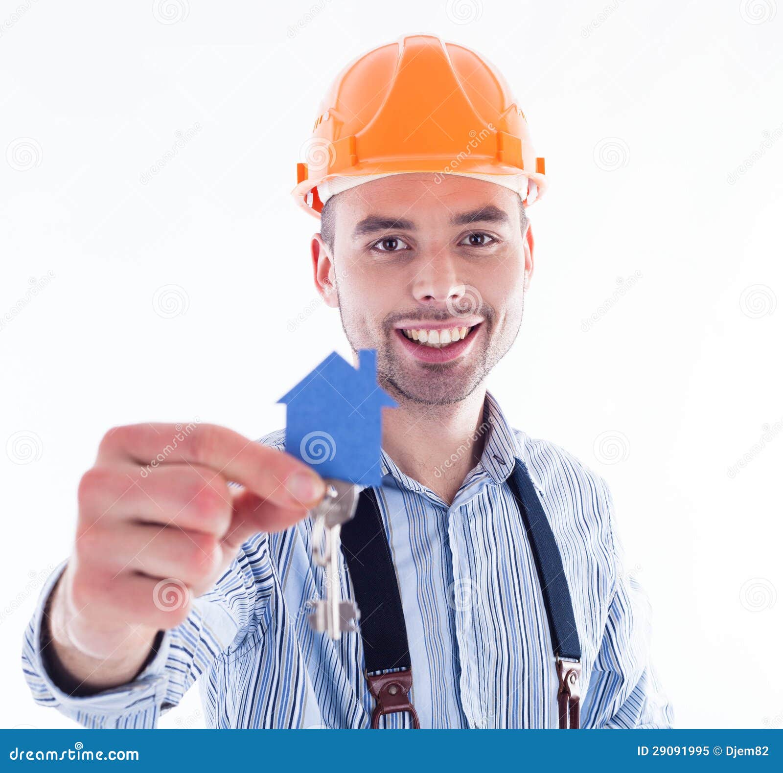 A builder man stock image. Image of house, site, constructor - 29091995