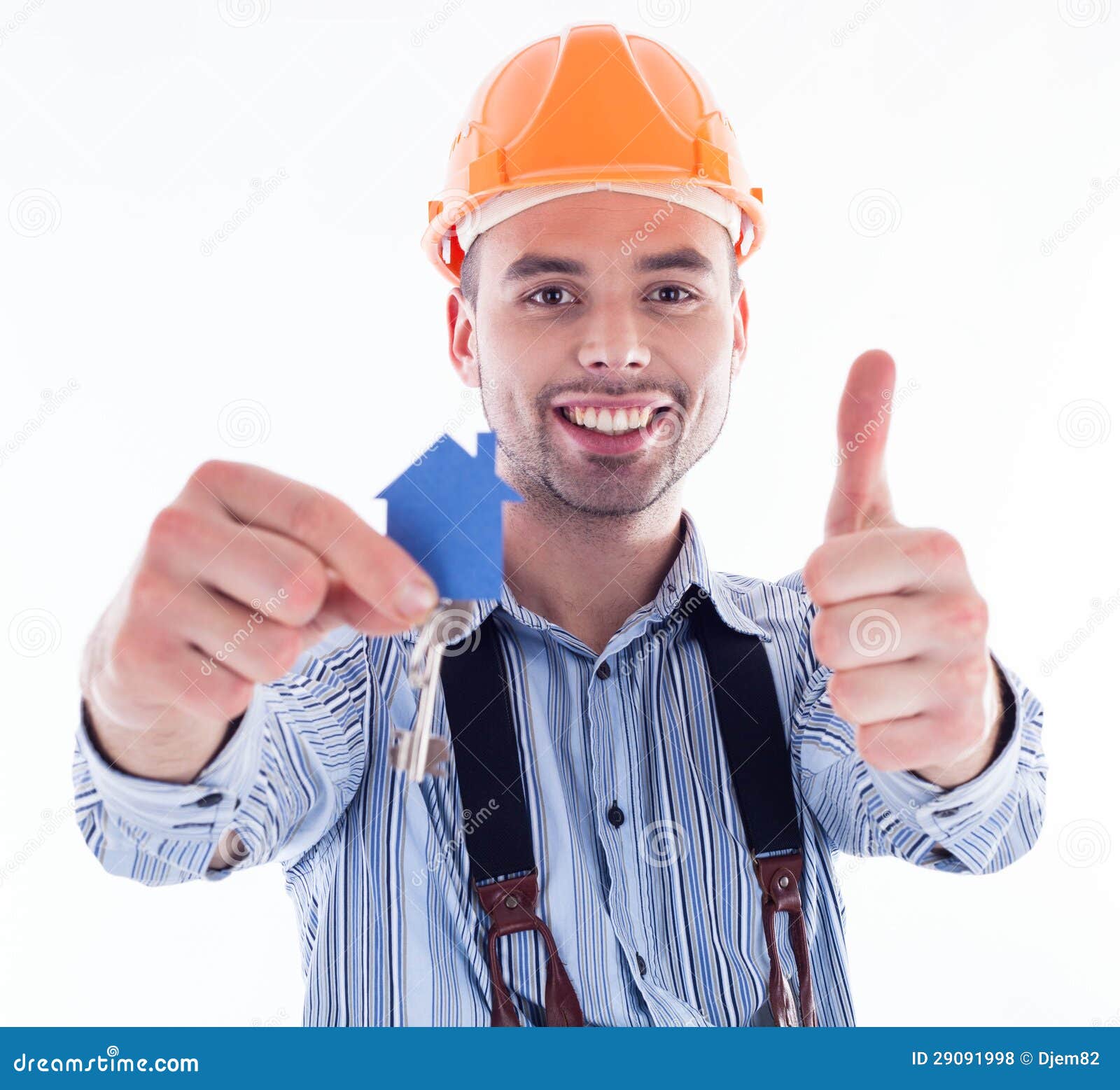 A builder man stock photo. Image of property, designer - 29091998
